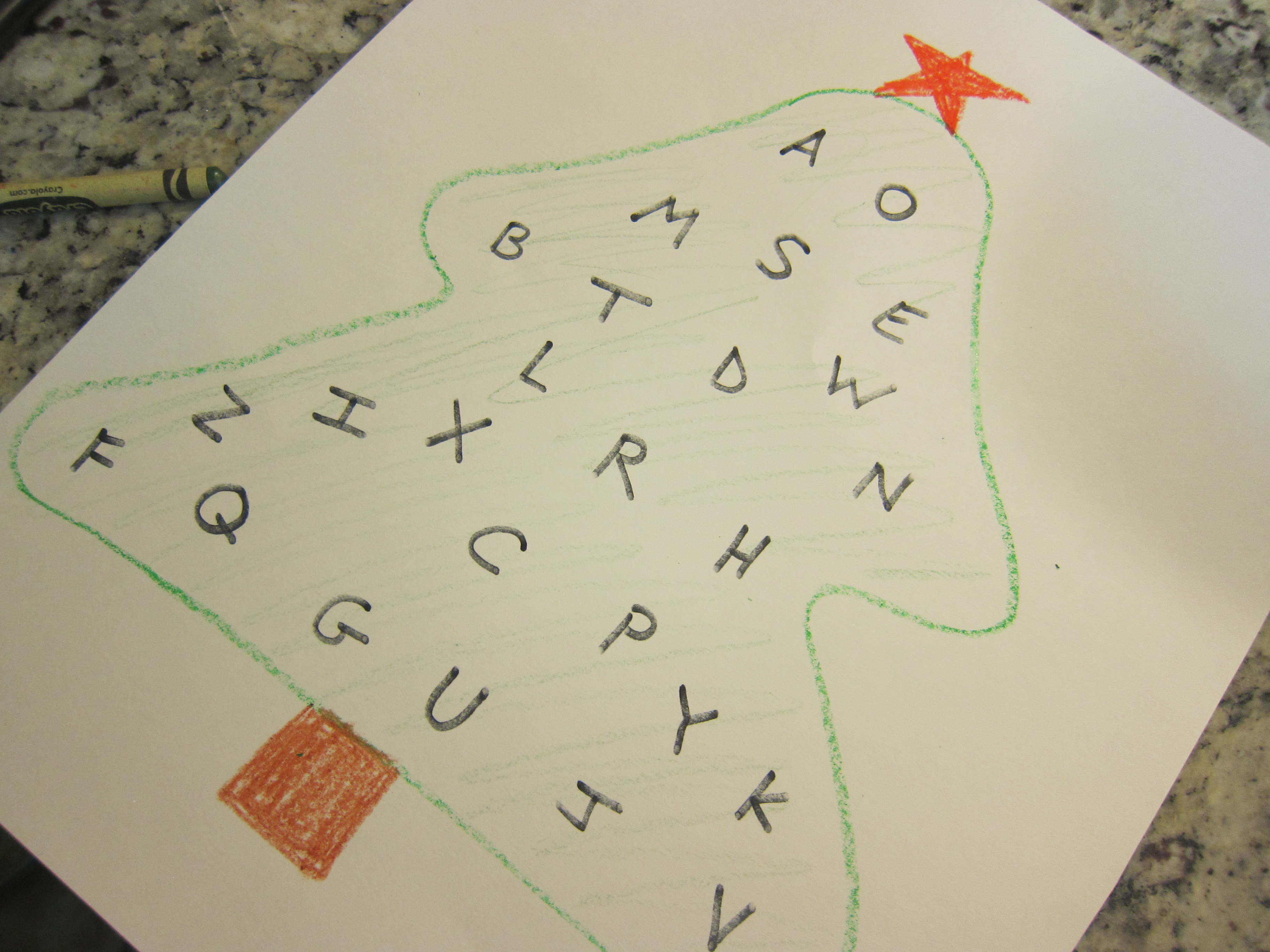 Christmas Tree Alphabet – joyful parenting