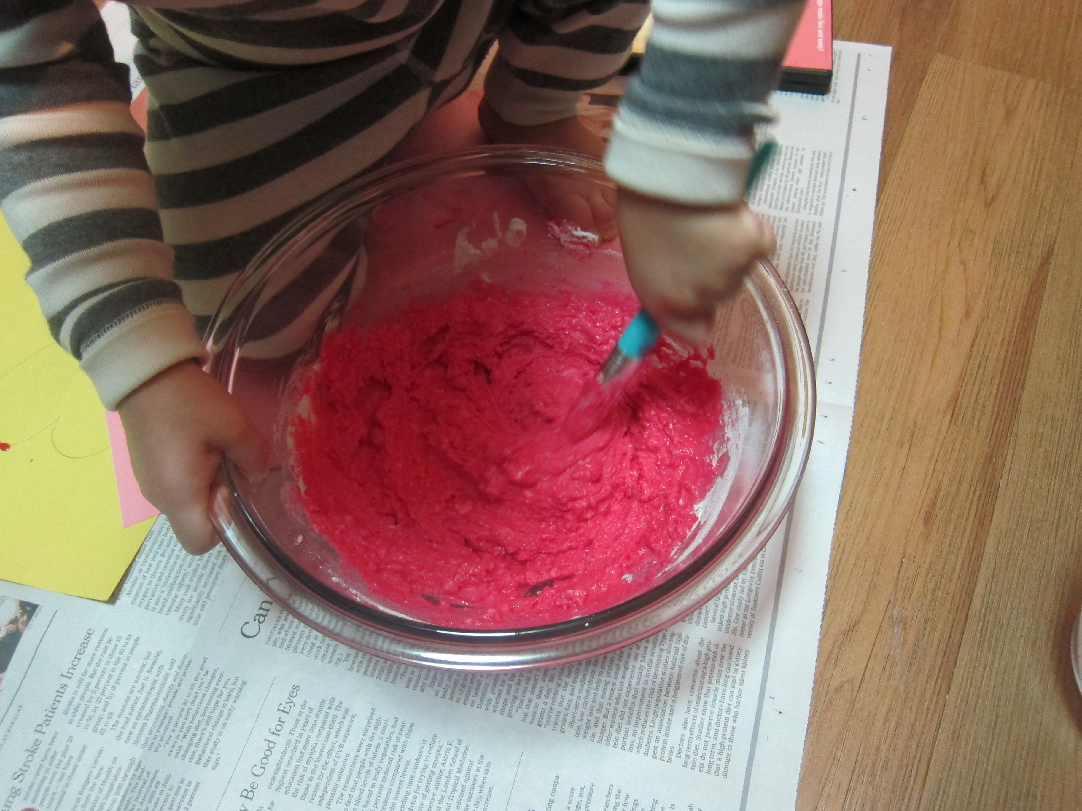Puffy Paint Hearts – joyful parenting
