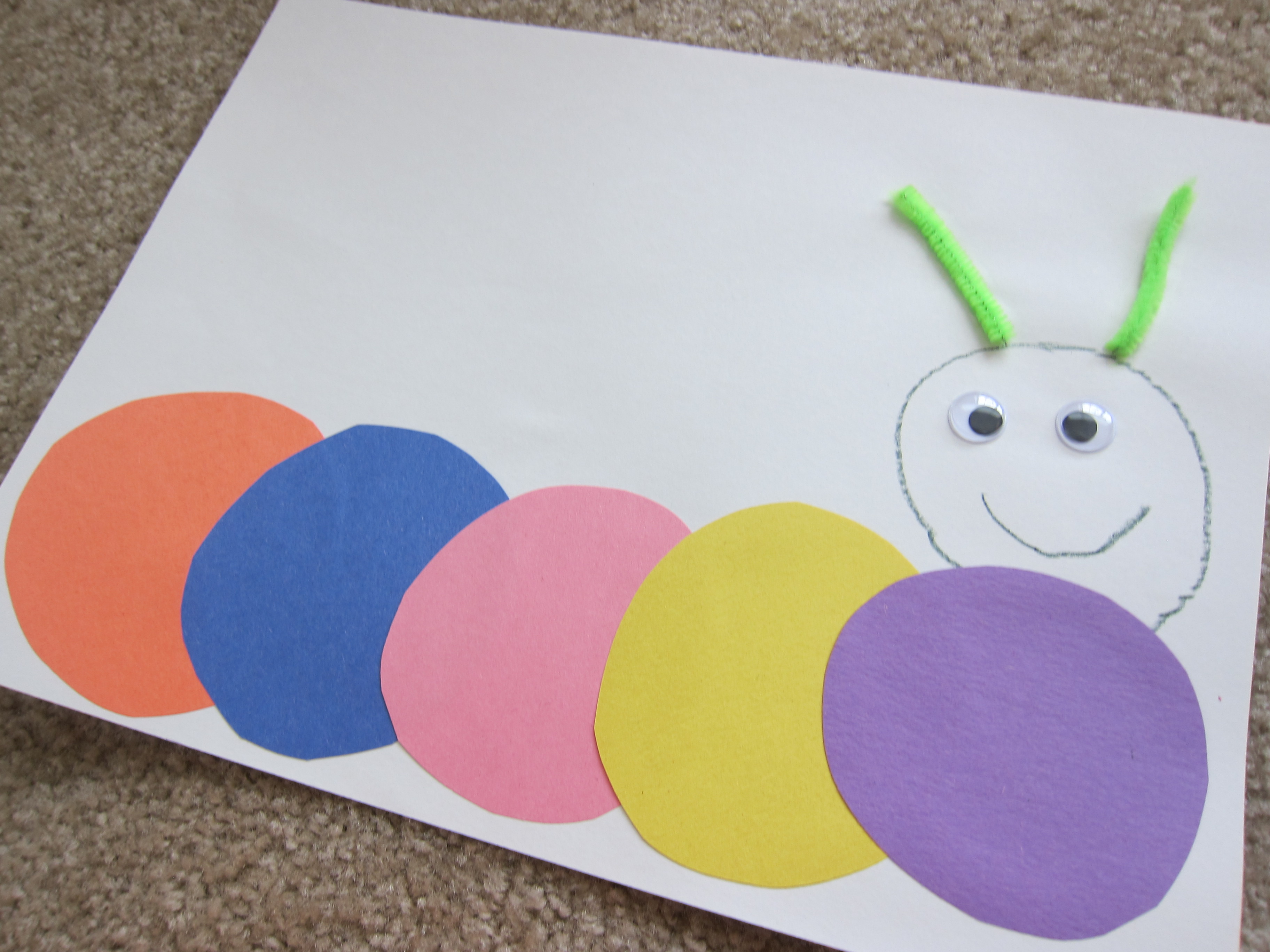 Color Match Caterpillar – joyful parenting