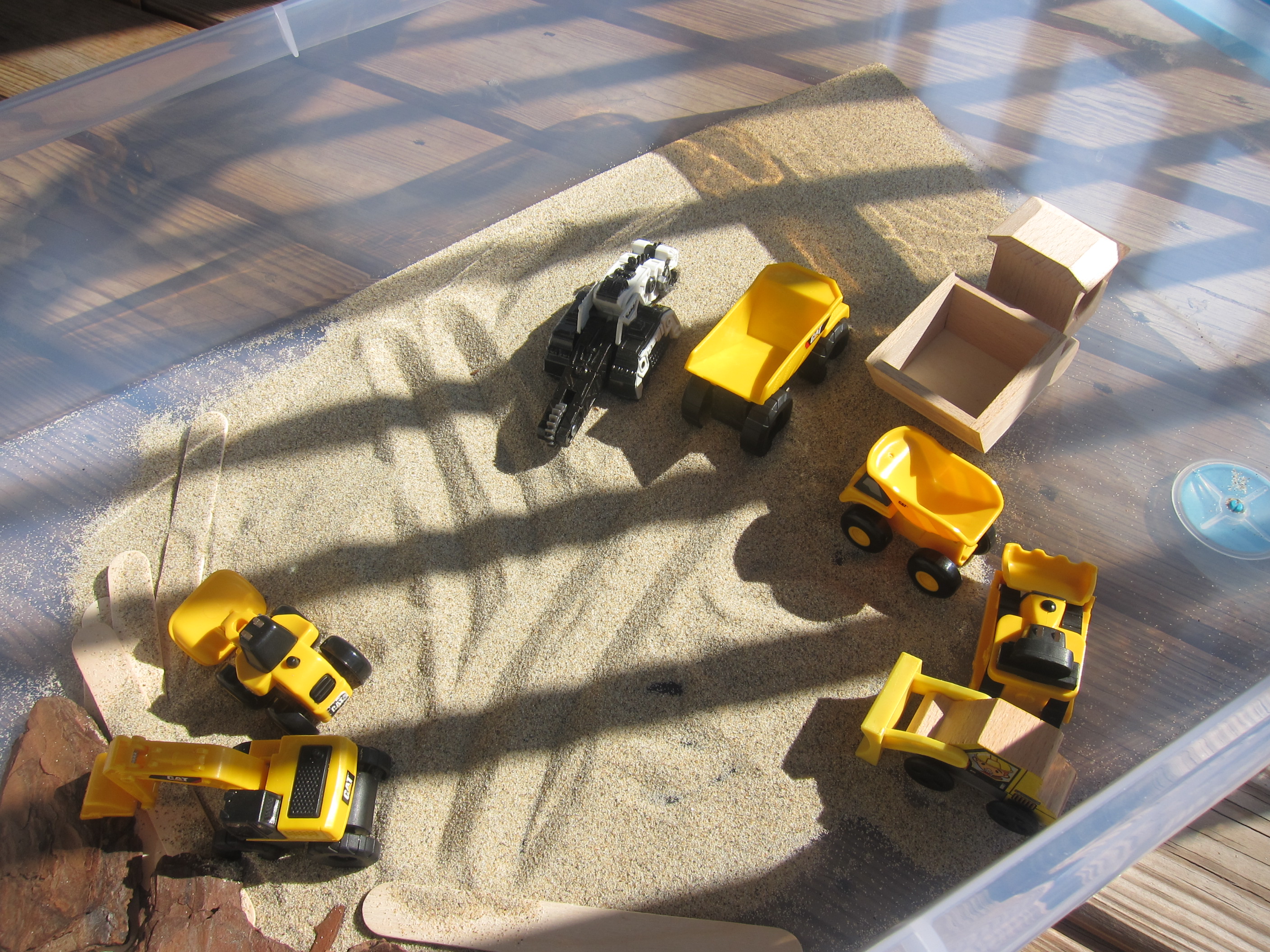 Sensory Construction Bin – joyful parenting