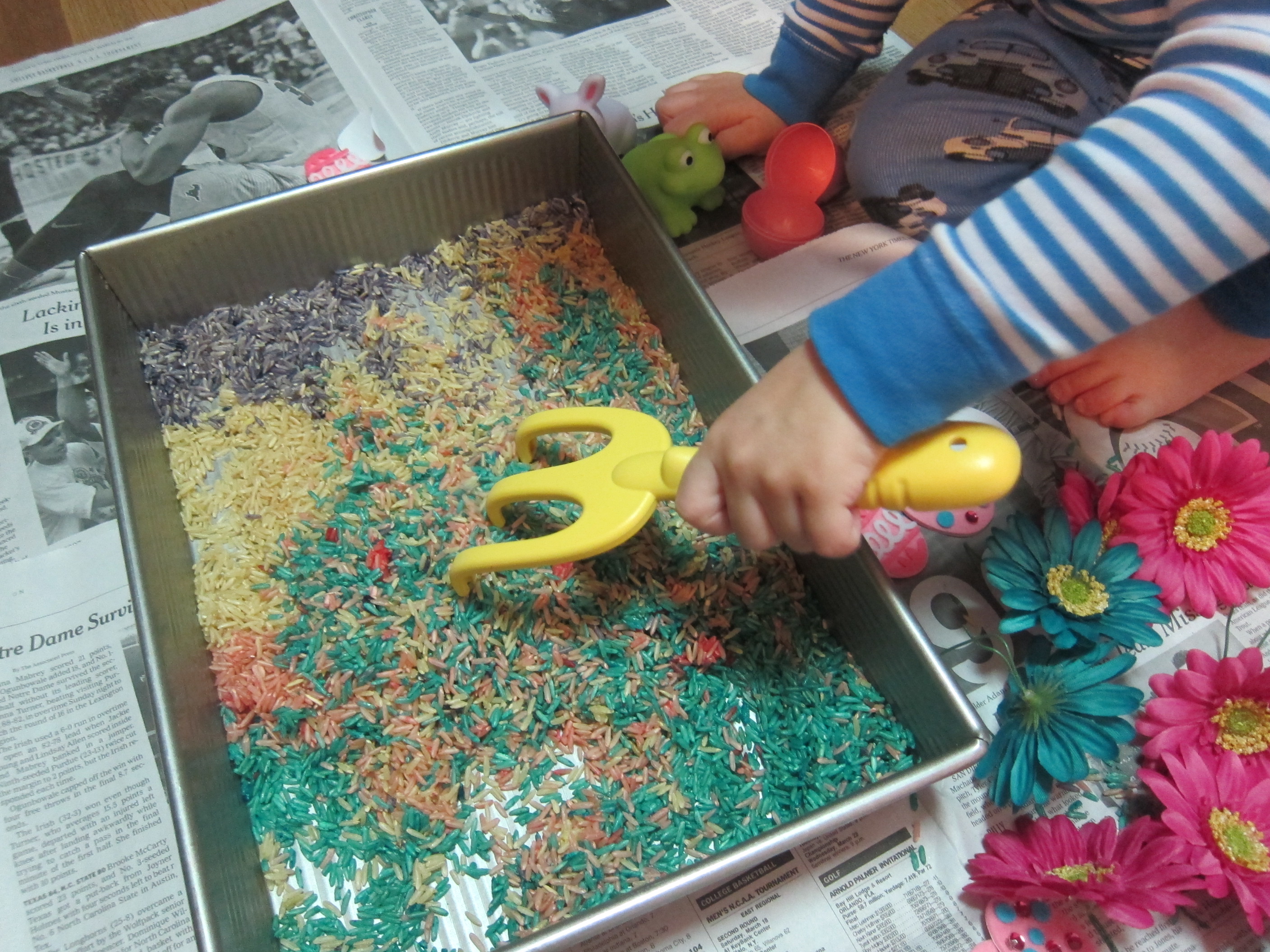 Spring Sensory Bin – joyful parenting