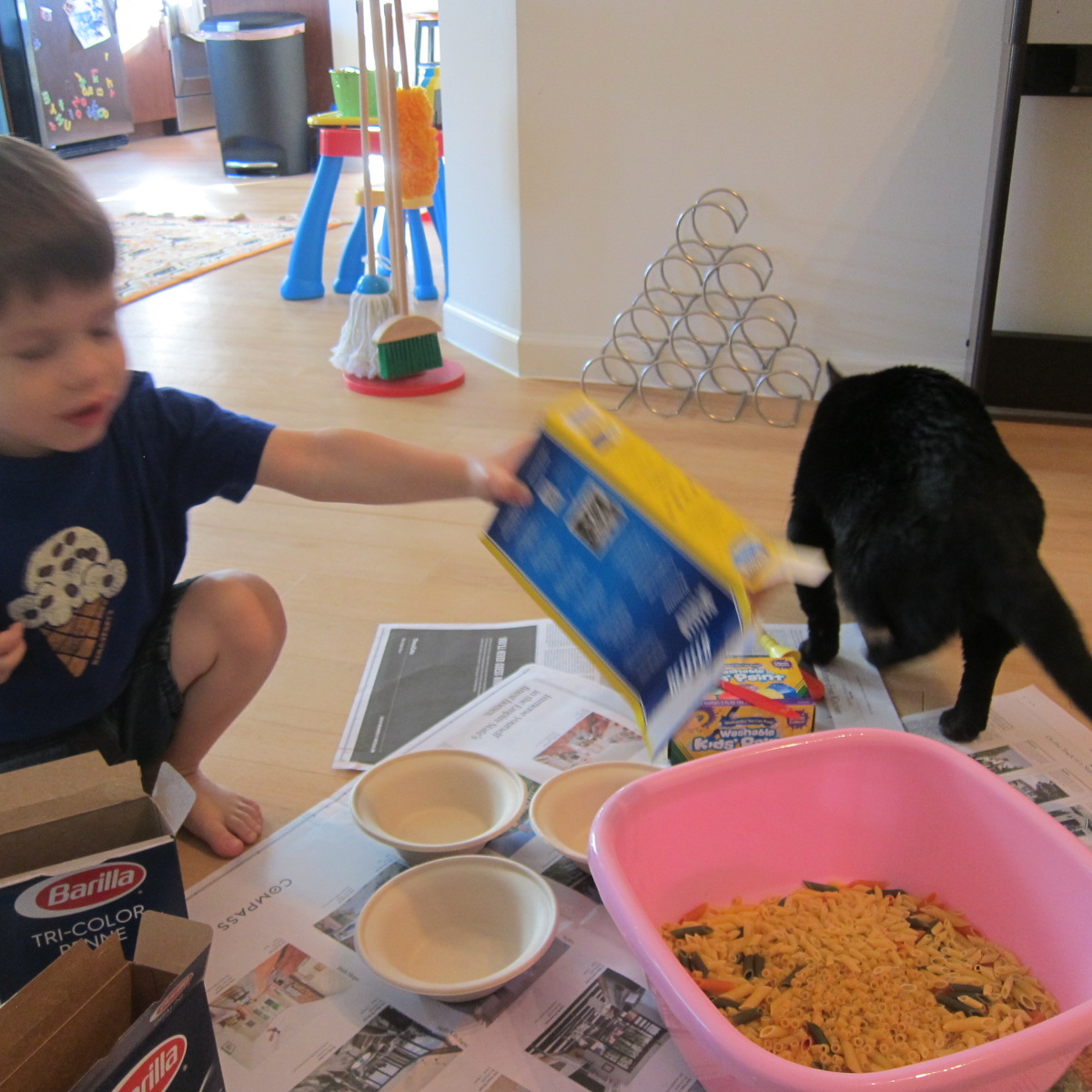 Pasta Mosaic – joyful parenting