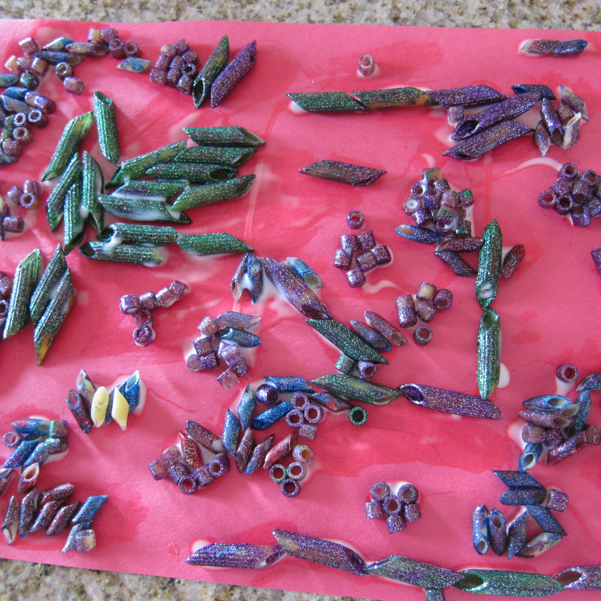 Pasta Mosaic – joyful parenting