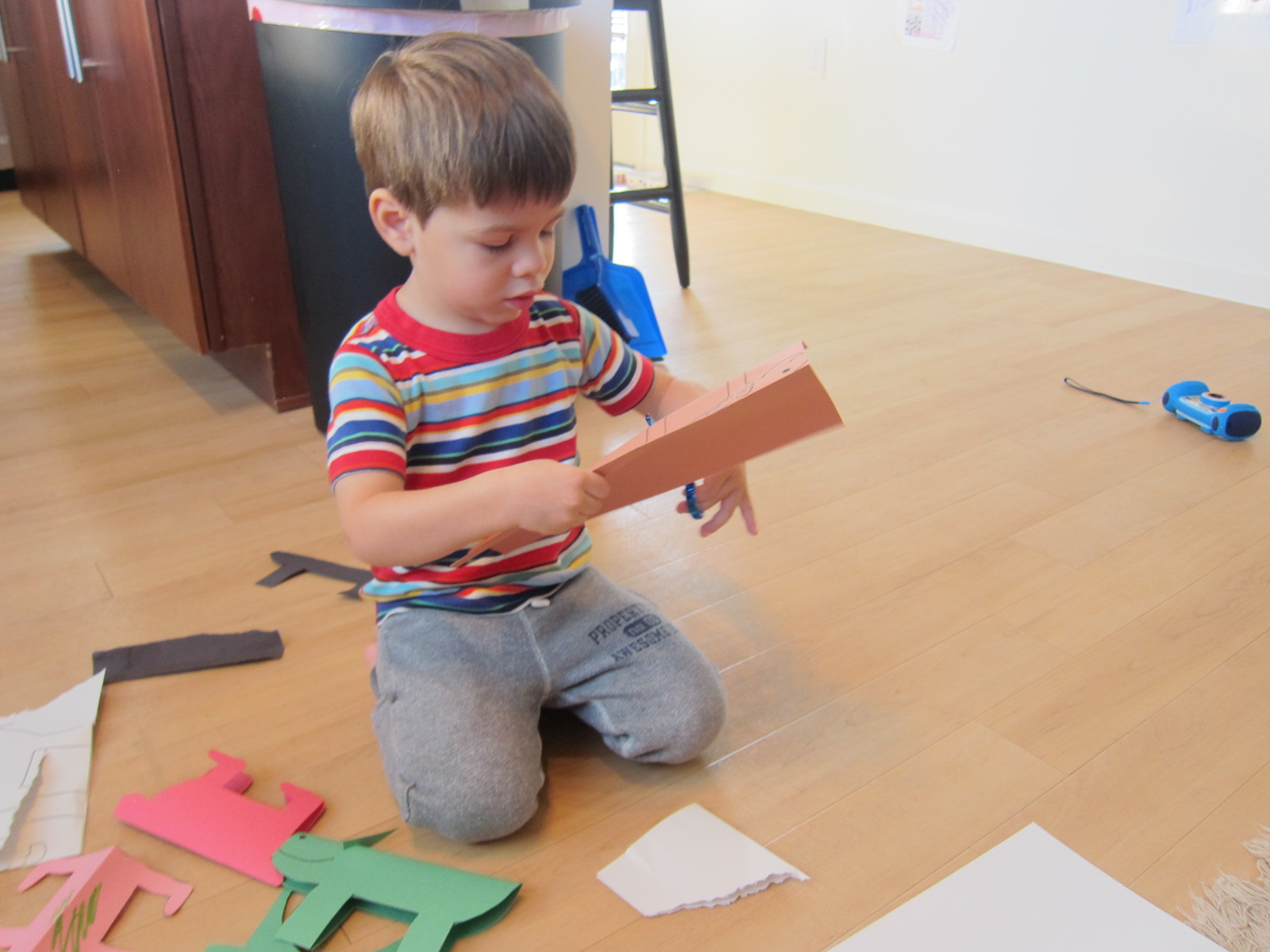Folded Paper Animals – joyful parenting
