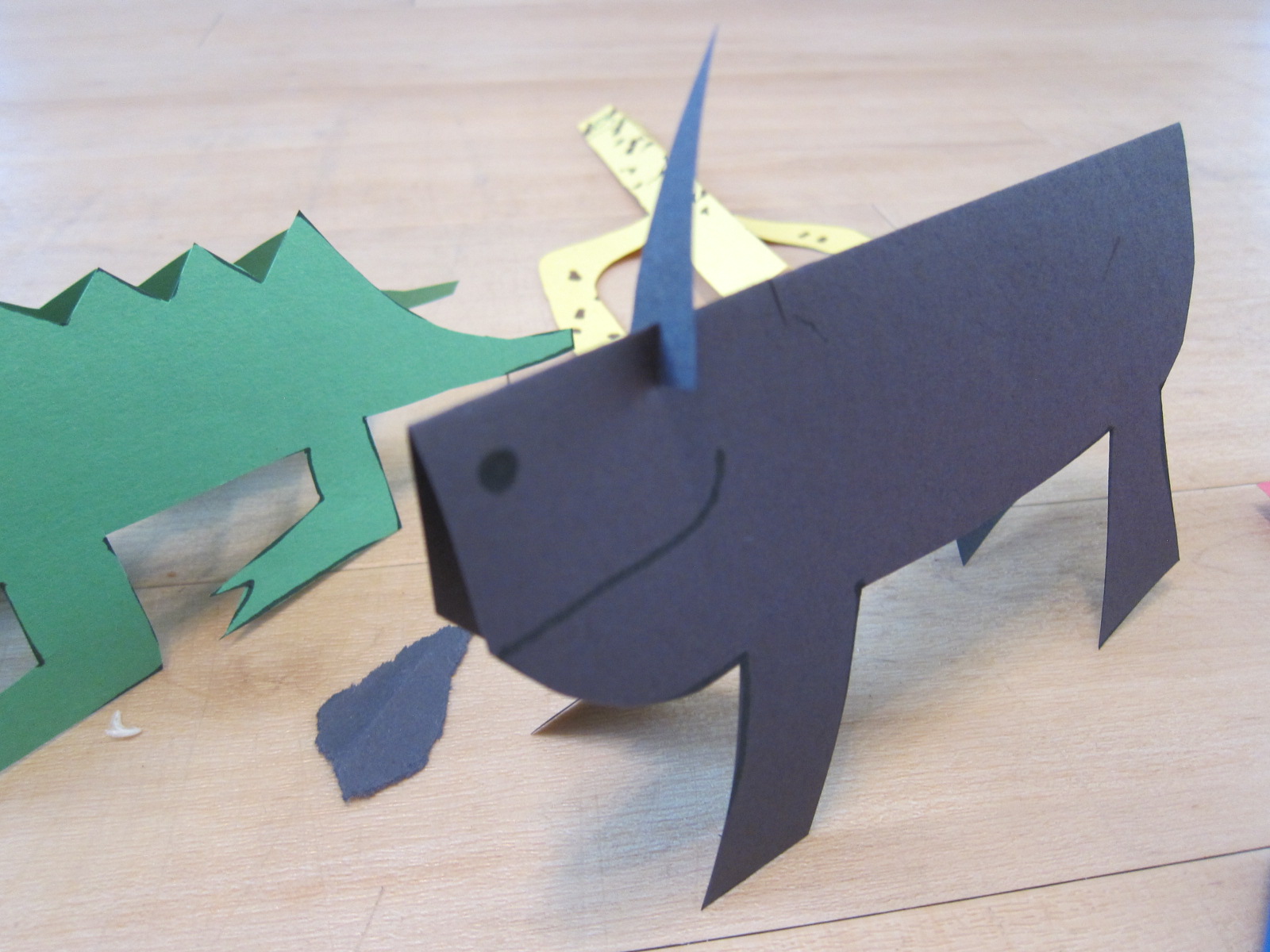 Folded Paper Animals – joyful parenting