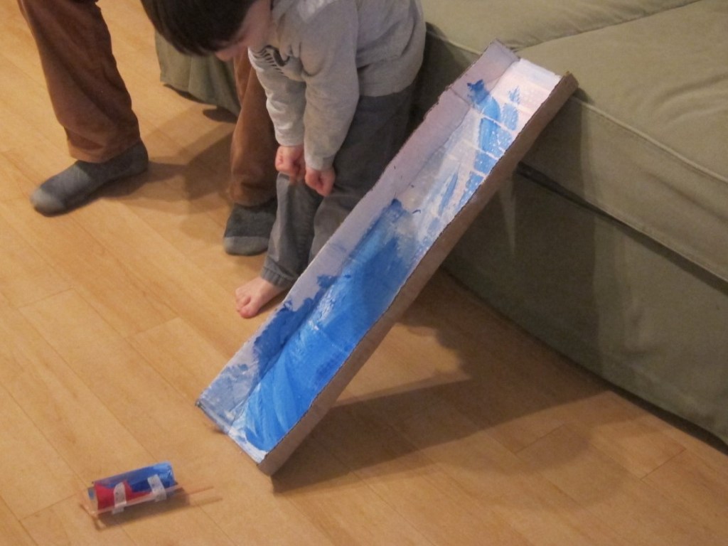Make a Speedy Bobsled – joyful parenting