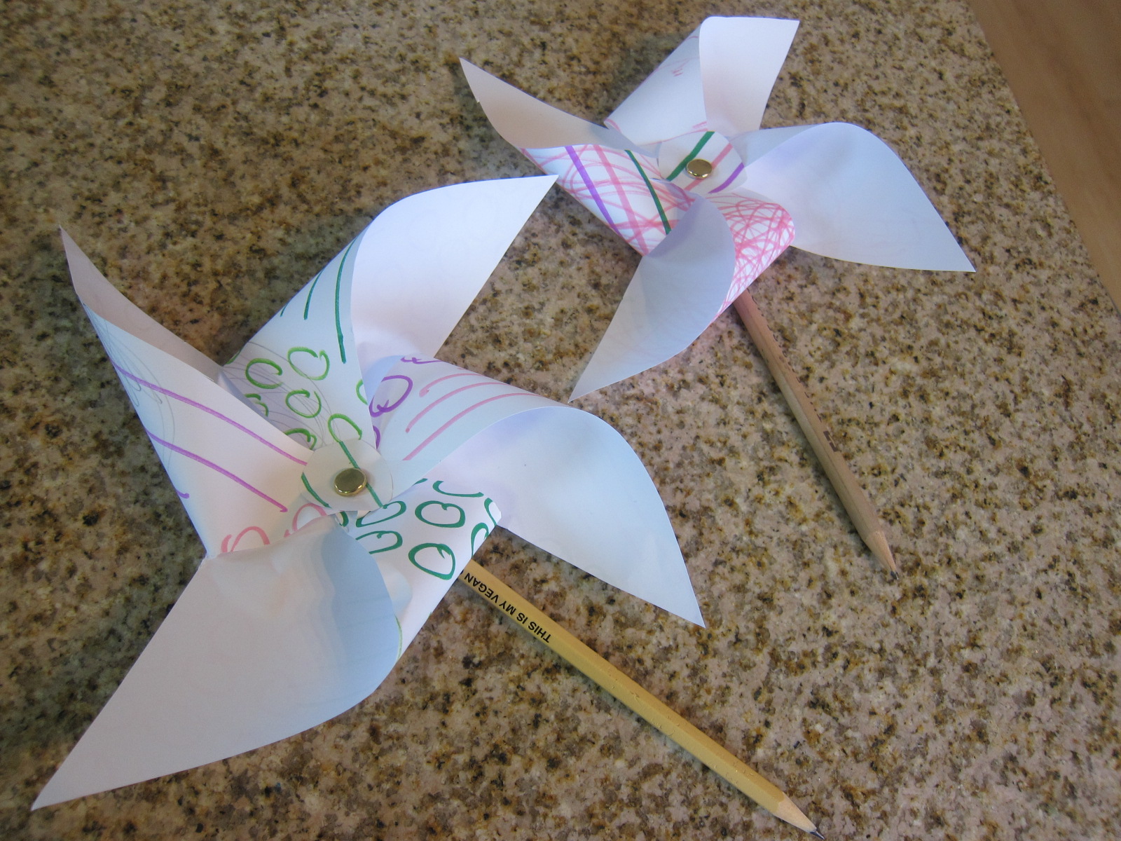 Paper Pinwheels – joyful parenting