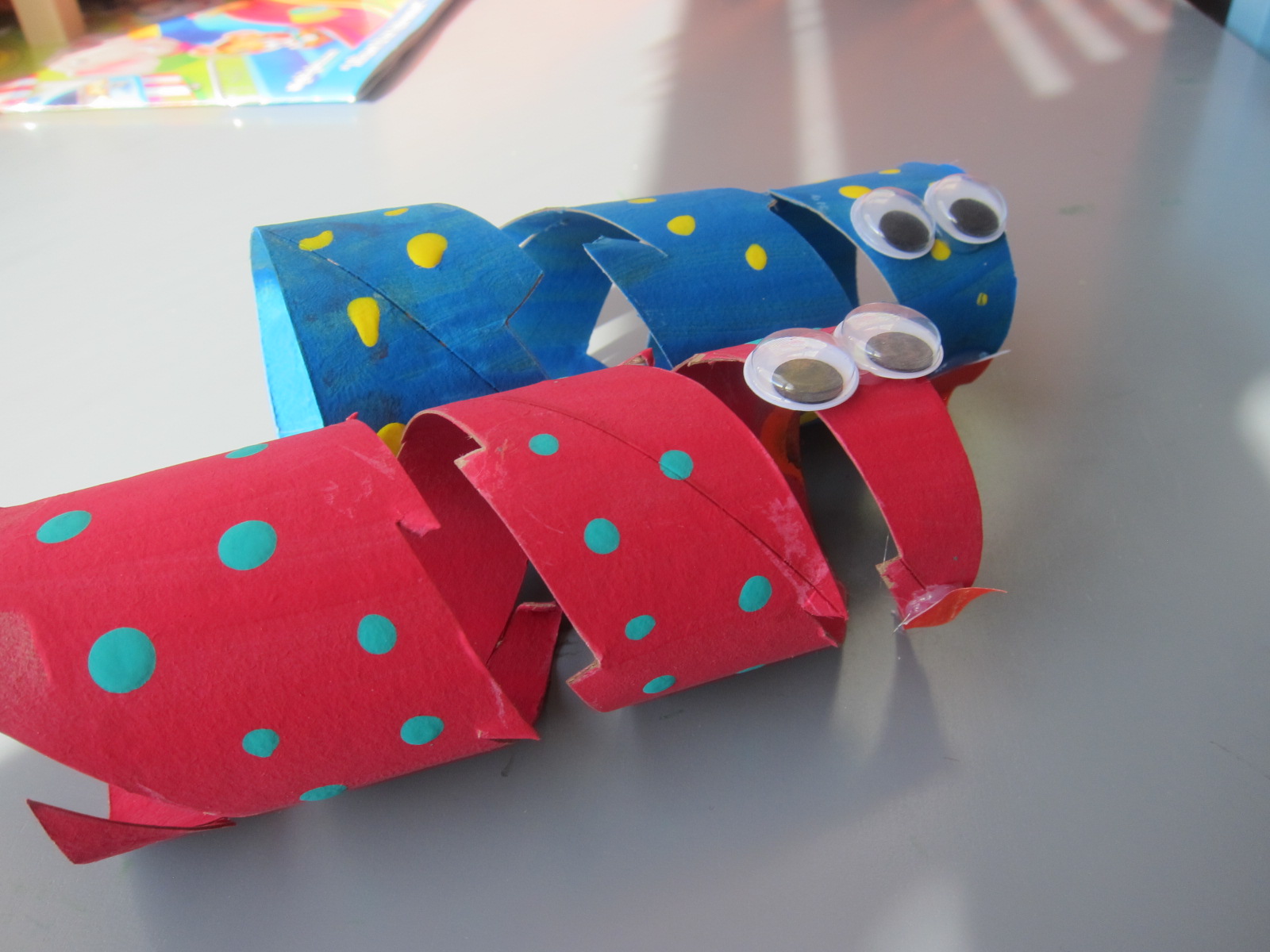 Cardboard Tube Coiled Snakes – joyful parenting