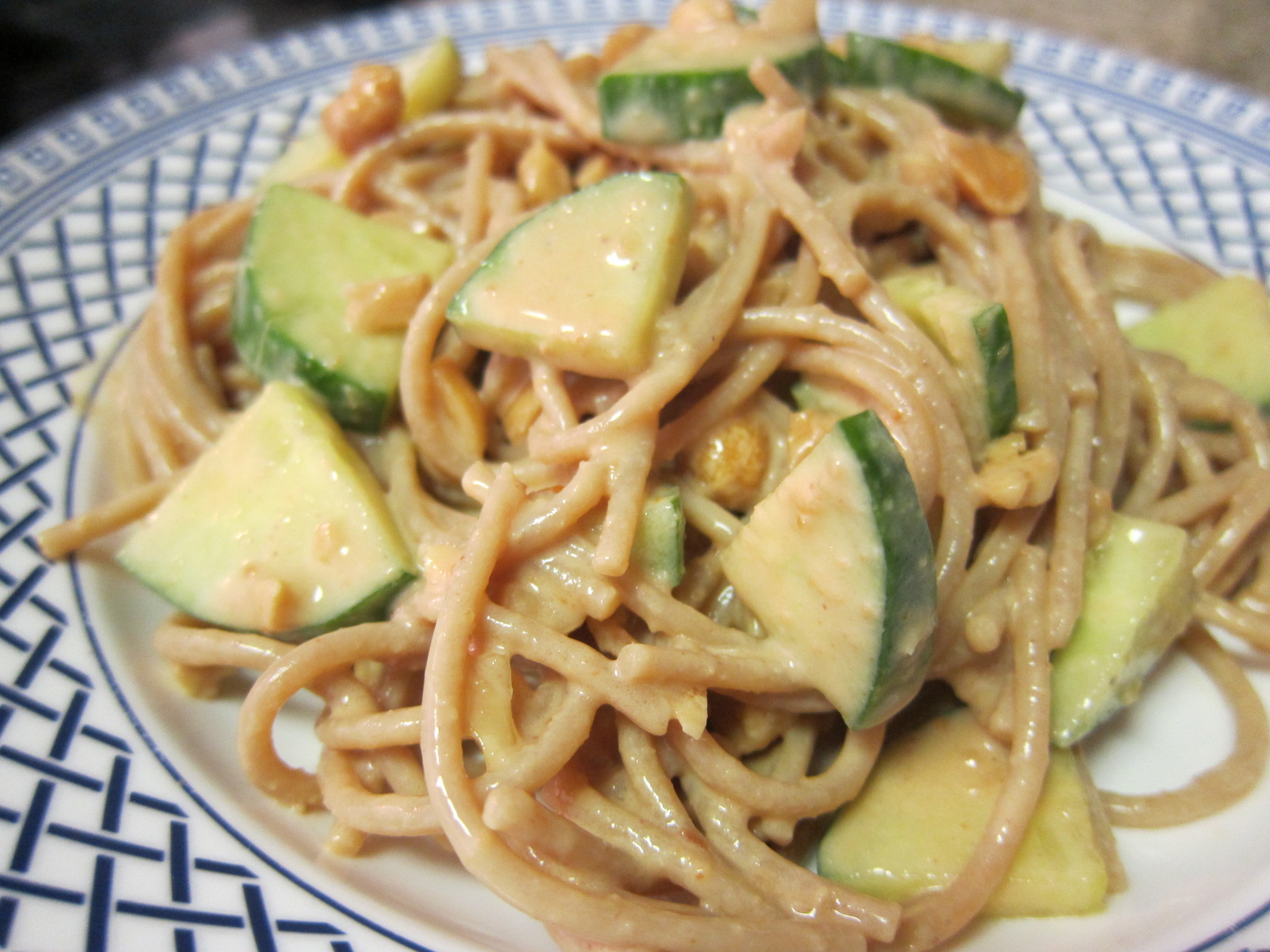 Cold Peanutty Pasta – joyful parenting