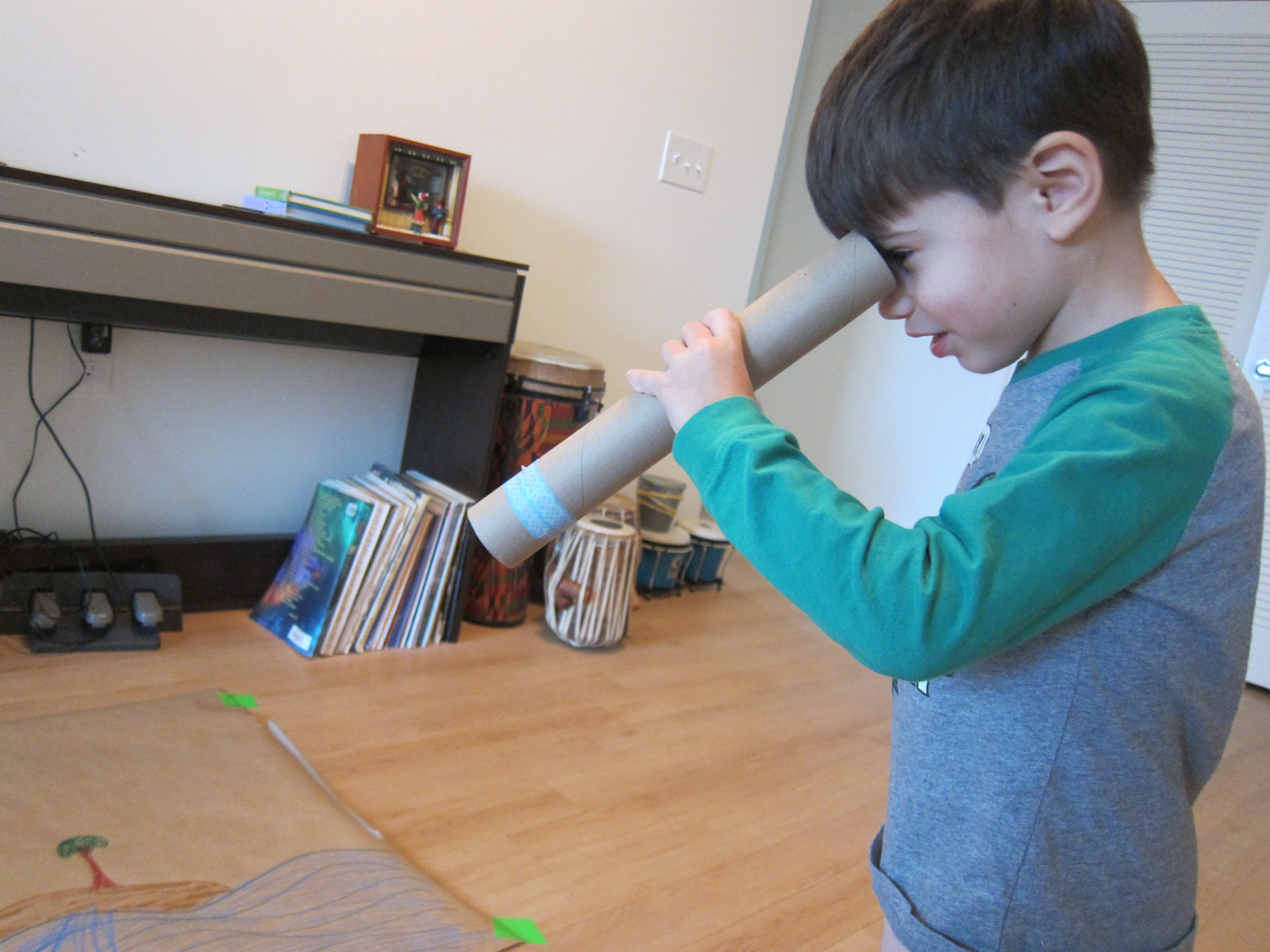 Pirate Telescope Spotting Game – joyful parenting