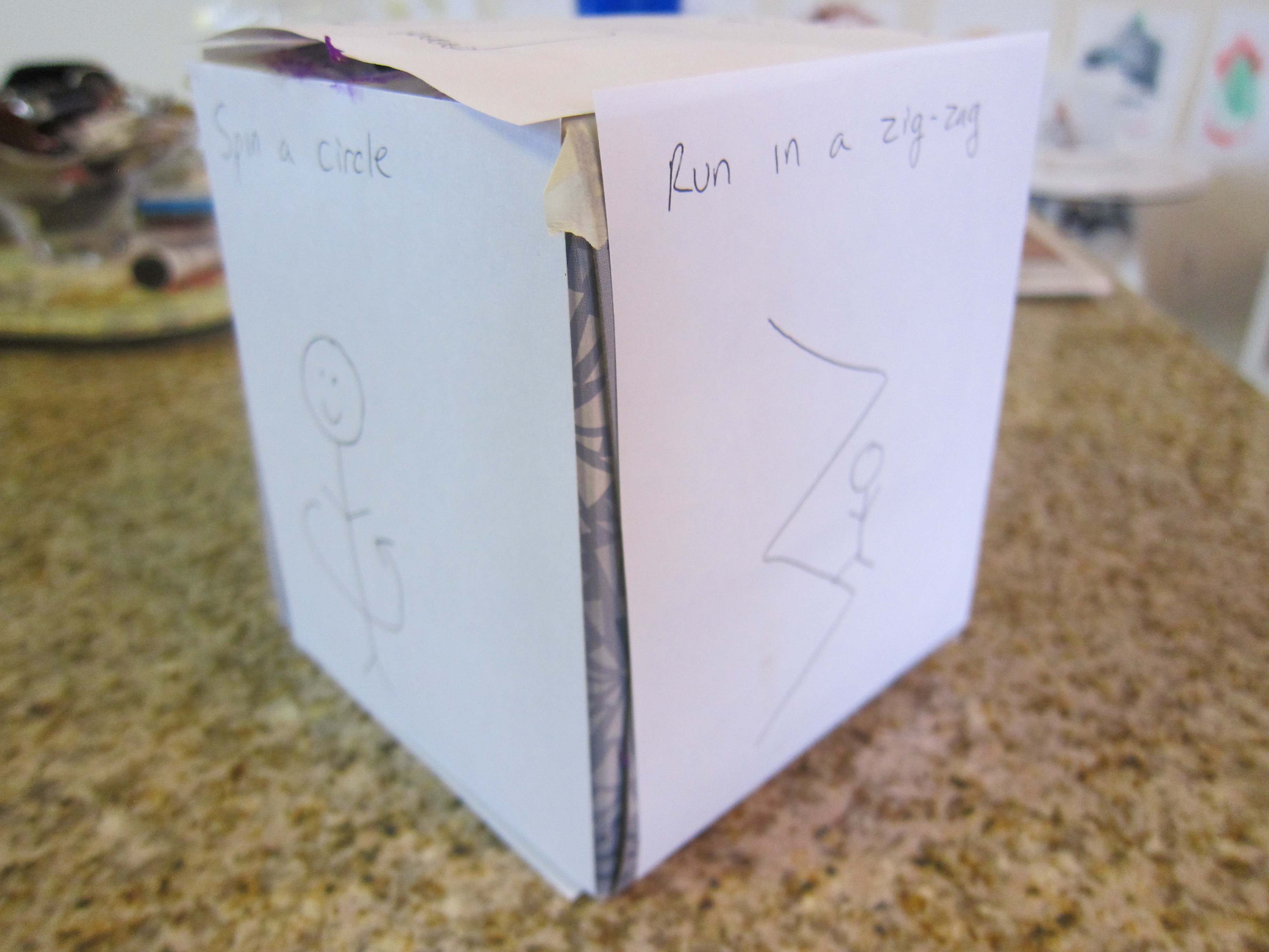 Exercise Cube – joyful parenting