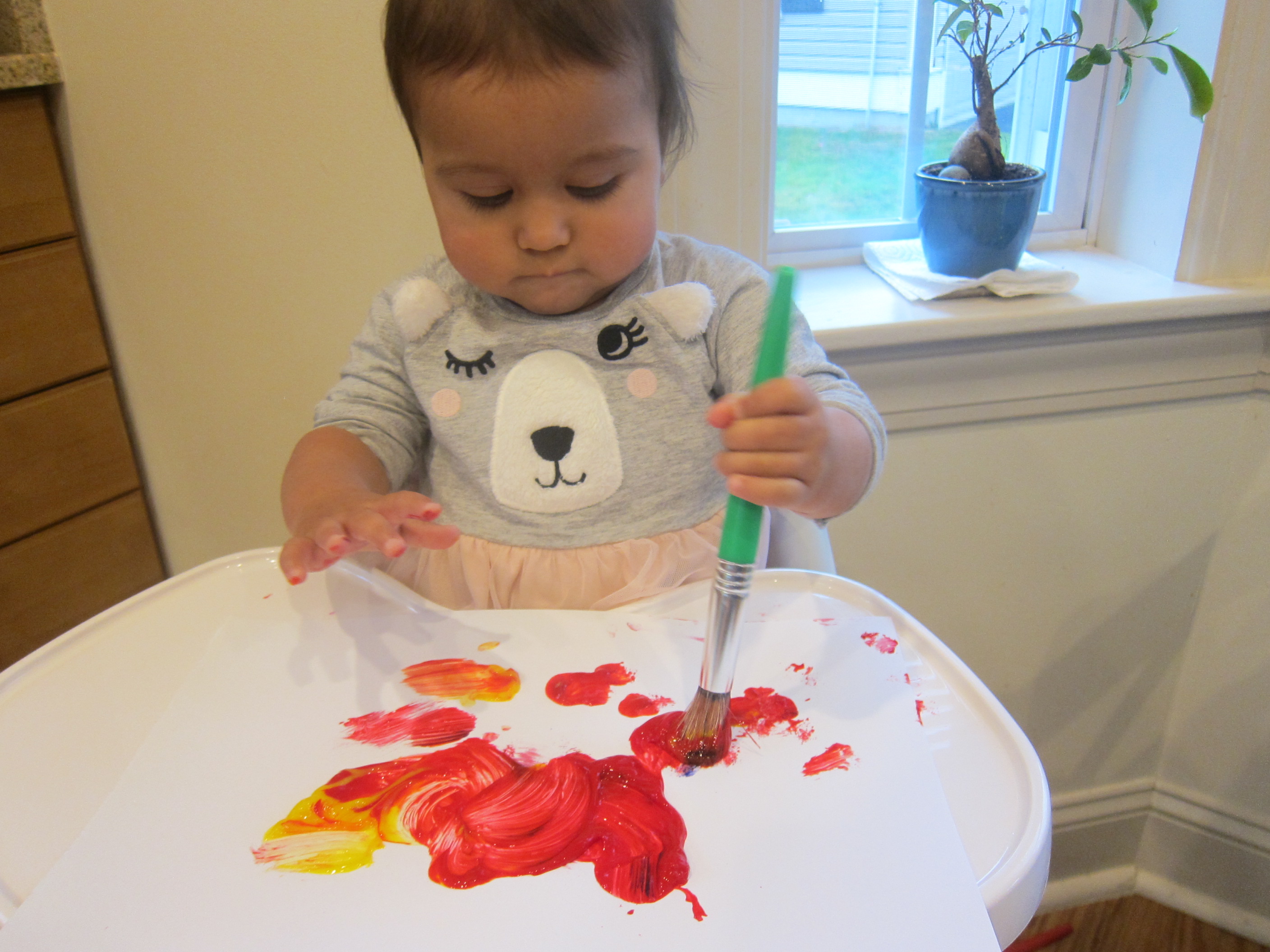 High Chair Painting – joyful parenting
