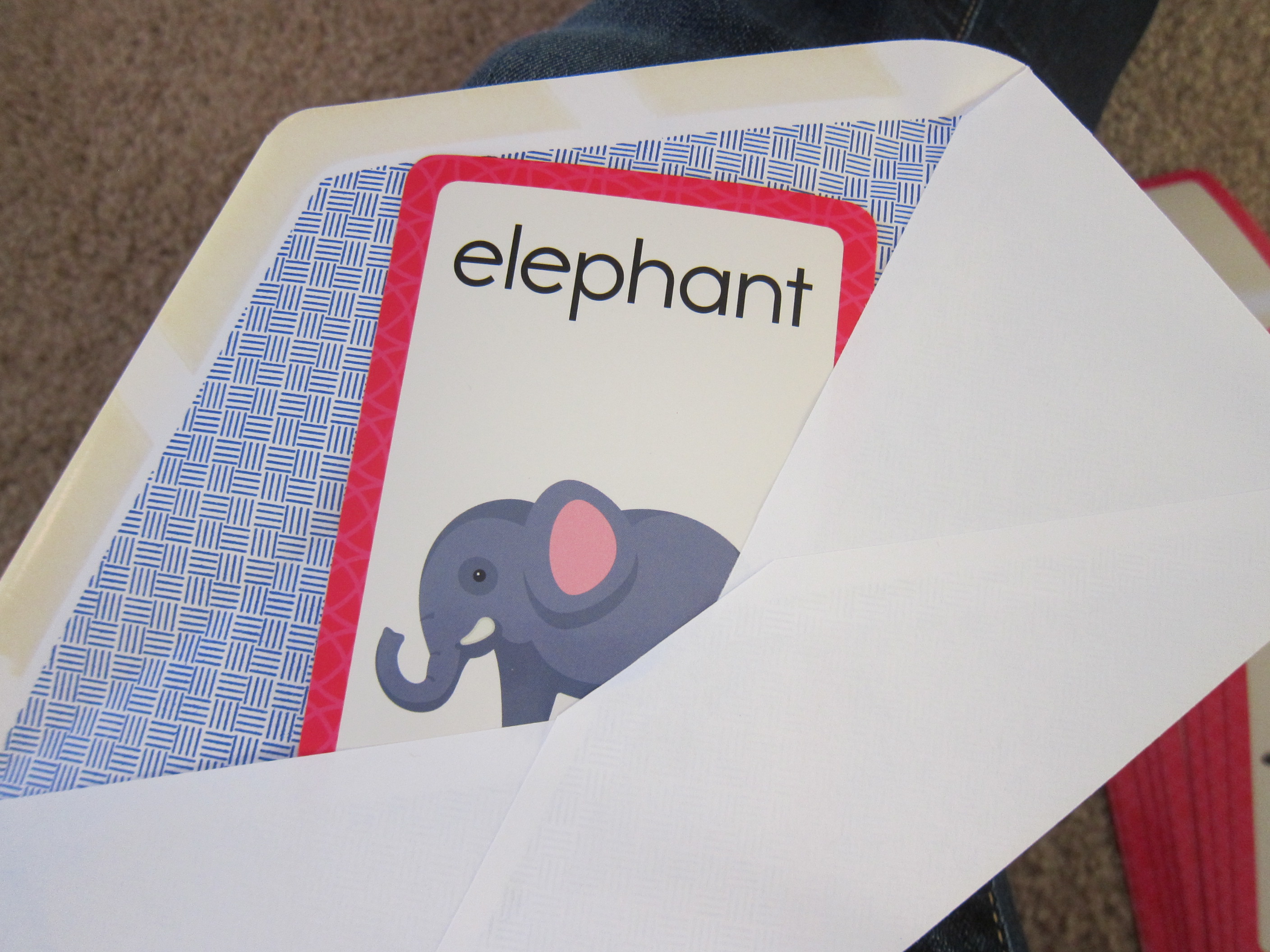 Flashcards in Envelopes – joyful parenting