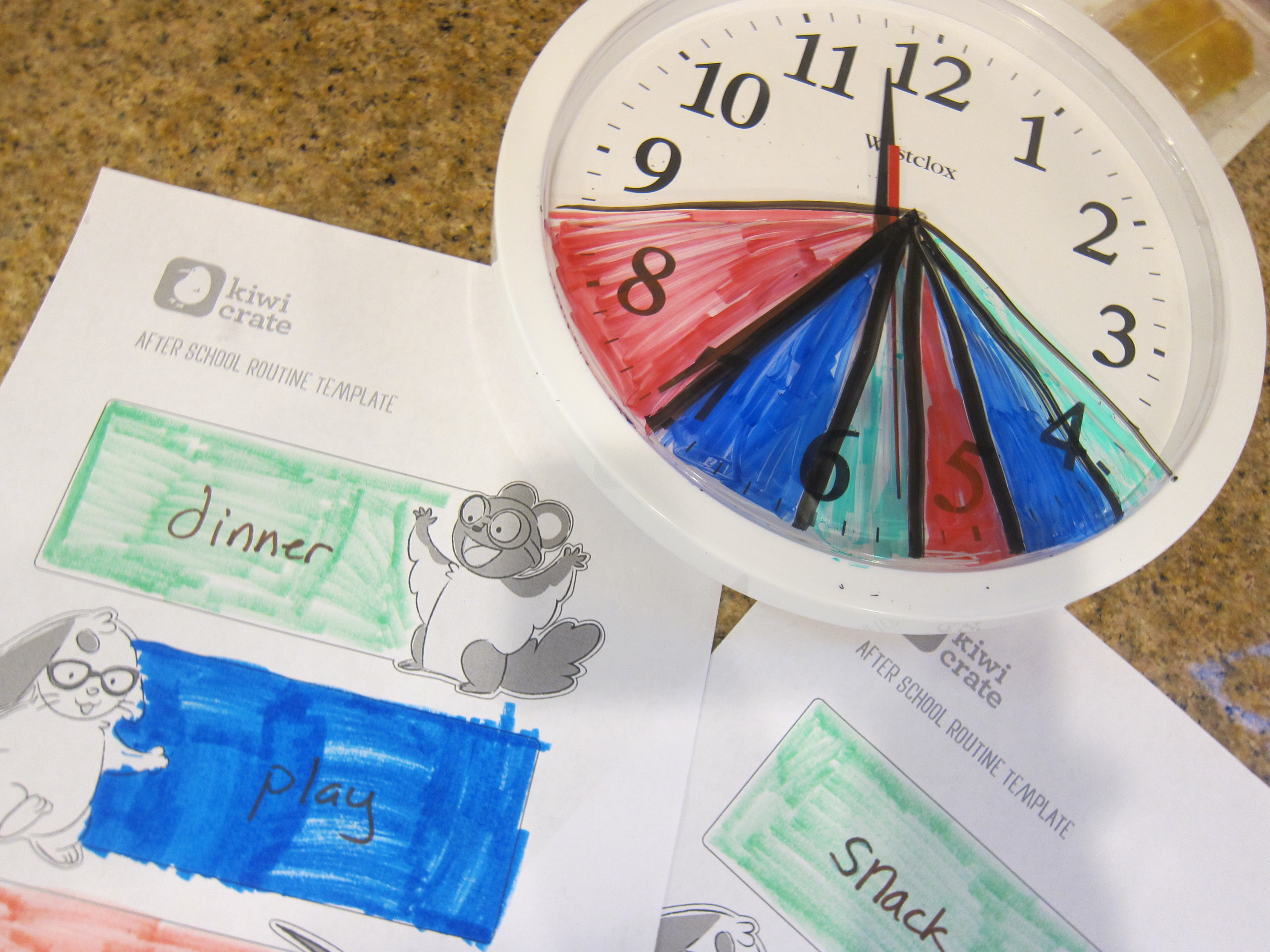 After School Routine Clock – joyful parenting