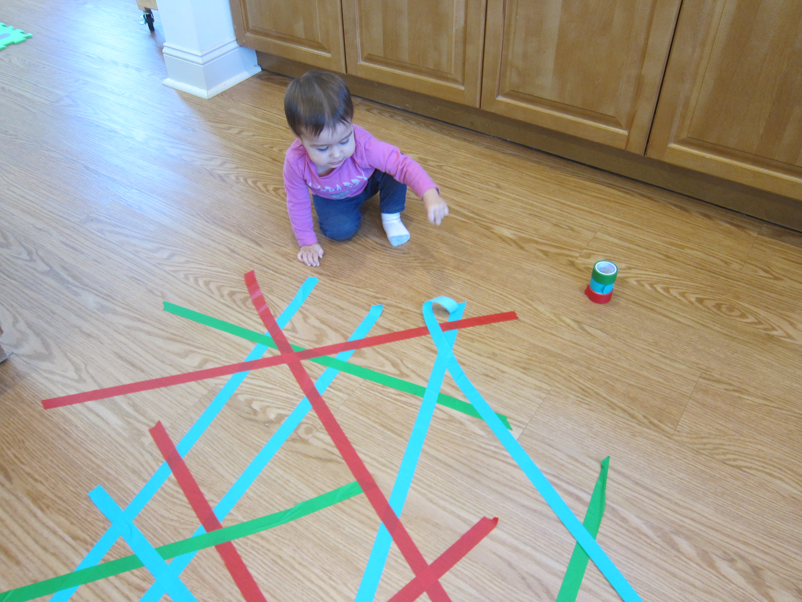 Fun with Tape and Peeling Tape – joyful parenting