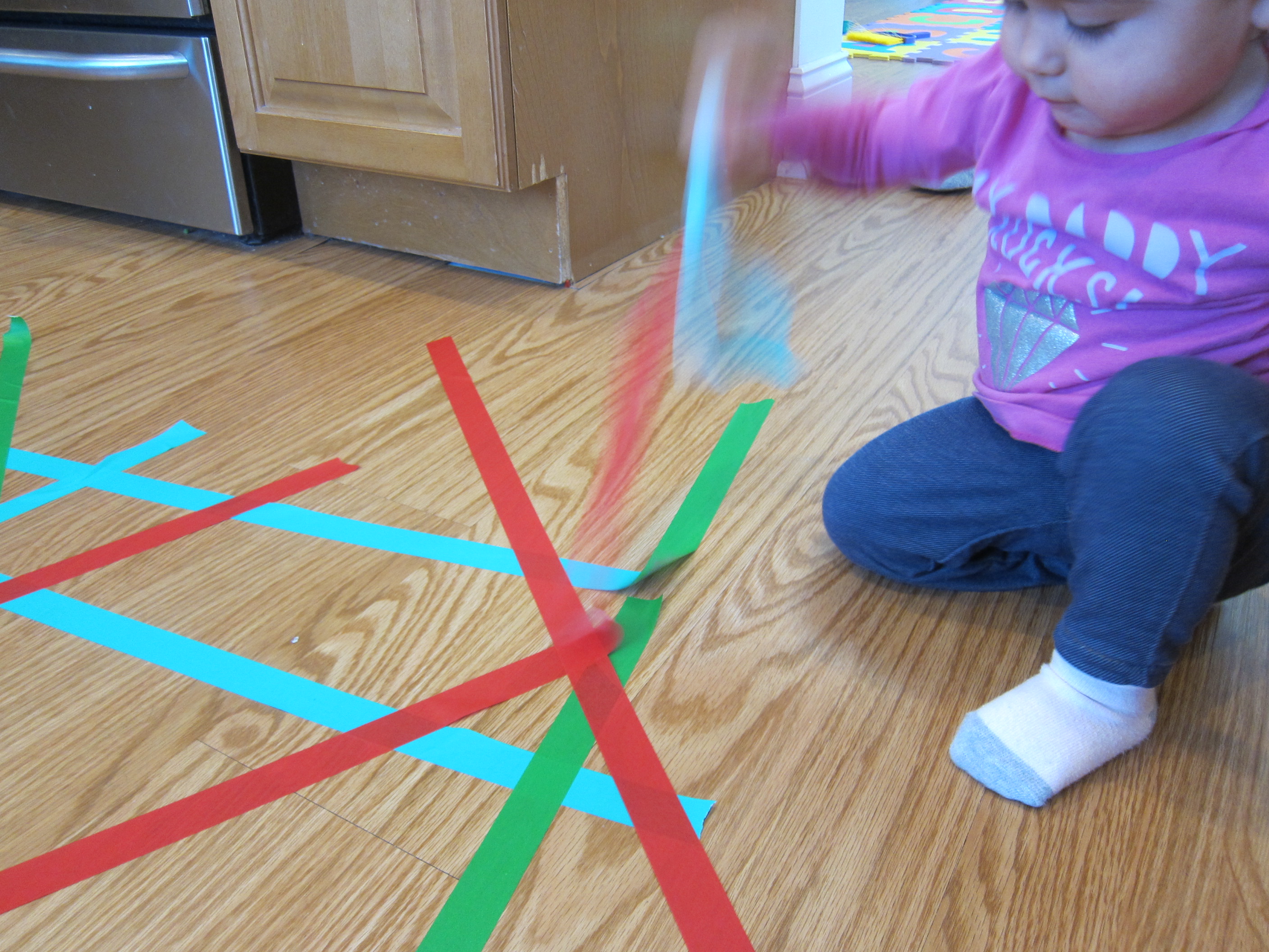 Fun with Tape and Peeling Tape – joyful parenting