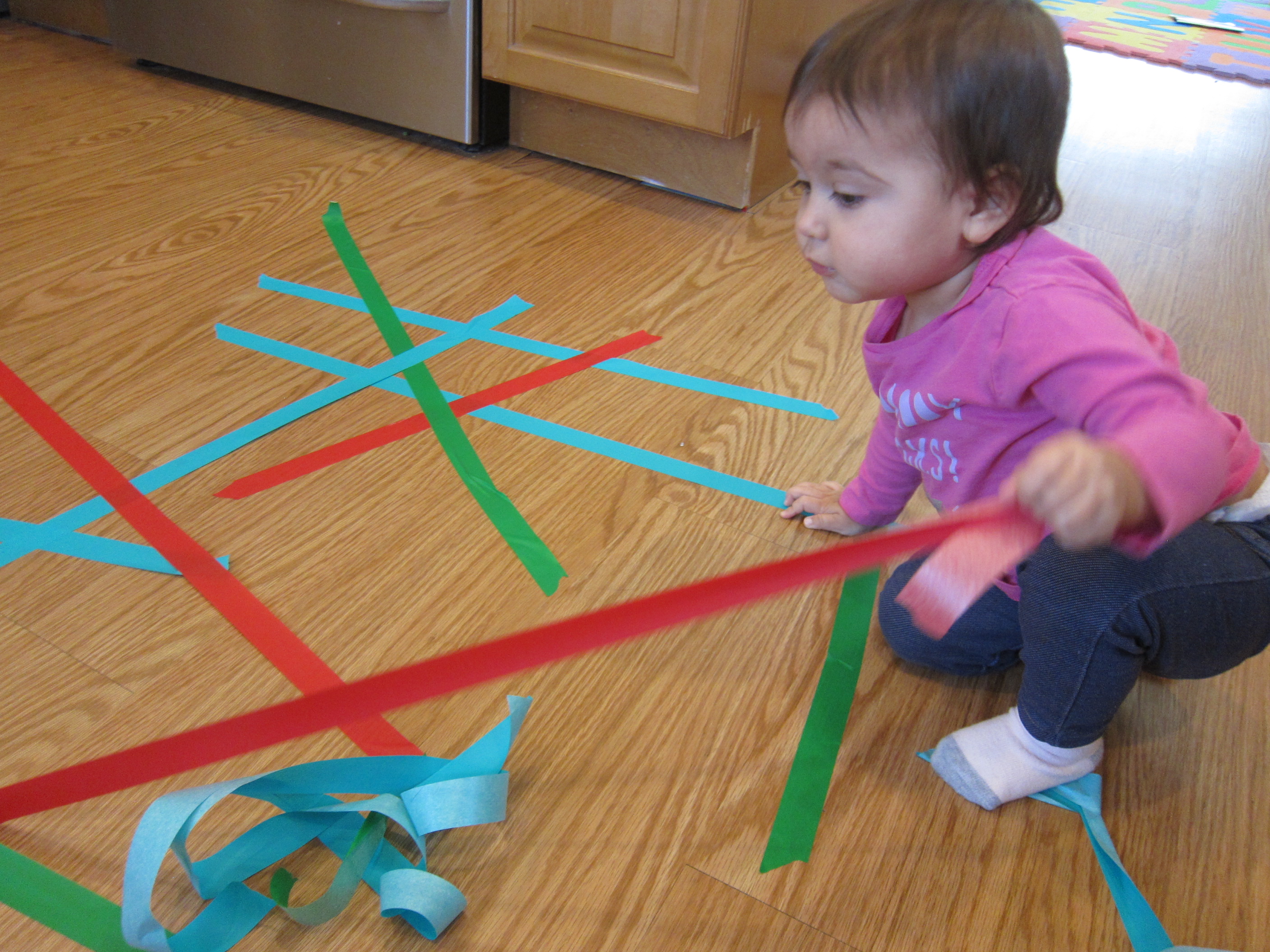 Fun with Tape and Peeling Tape – joyful parenting