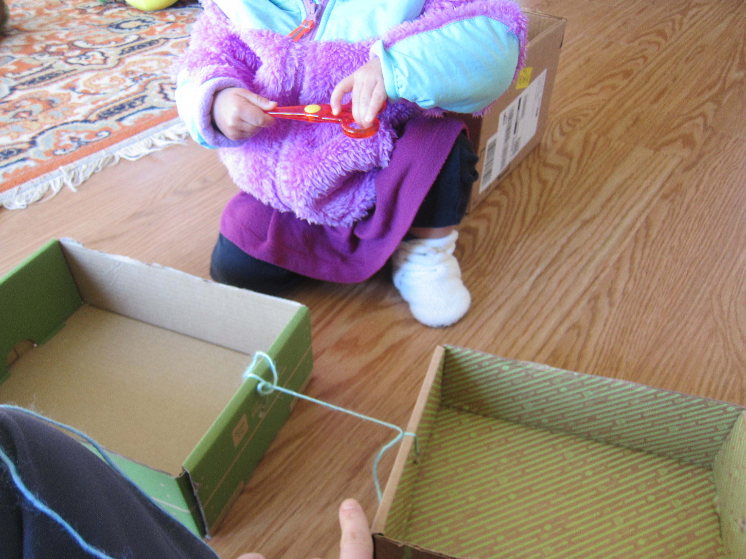 Shoe Box Train – joyful parenting