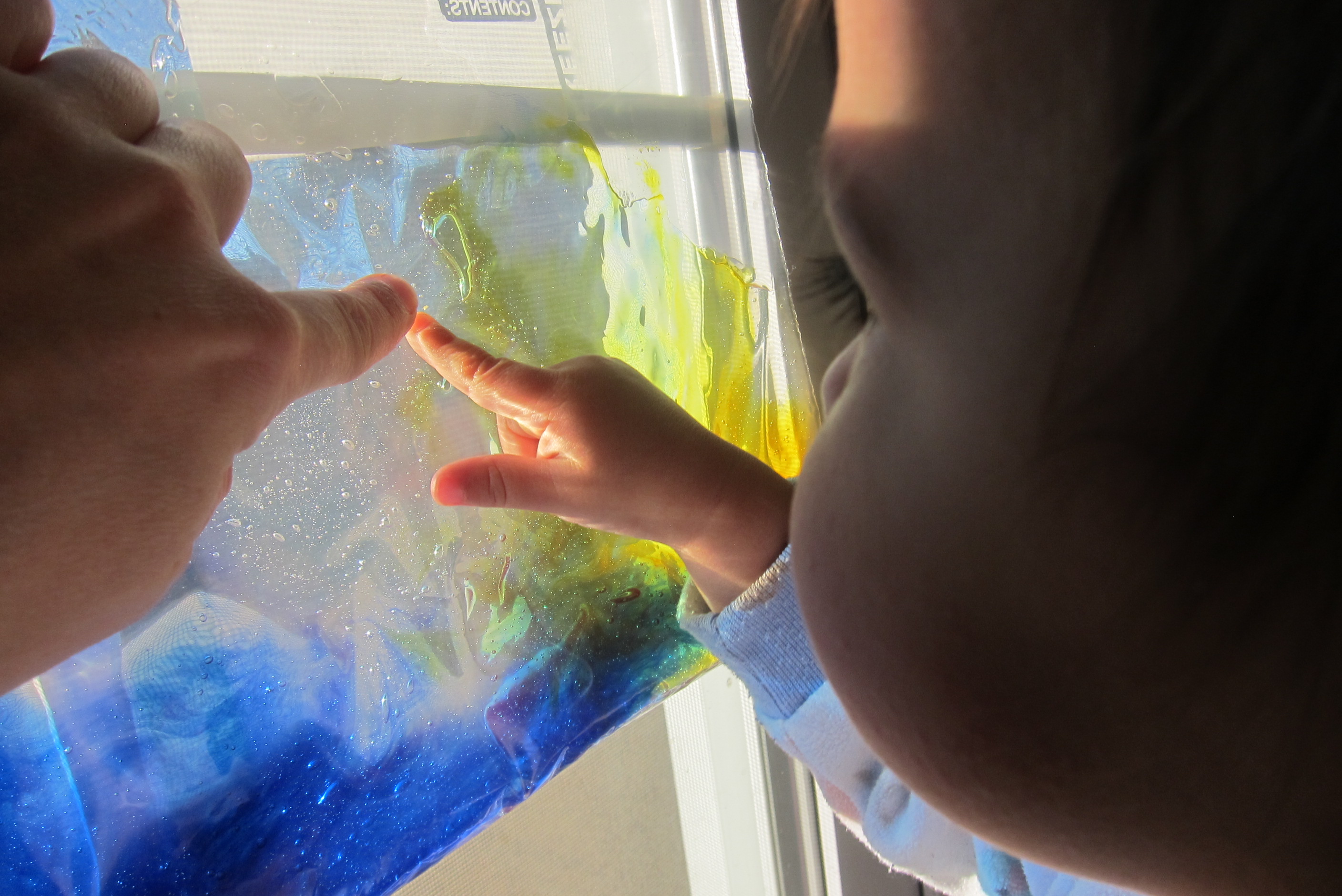 Sun Catcher Sensory Bags – joyful parenting