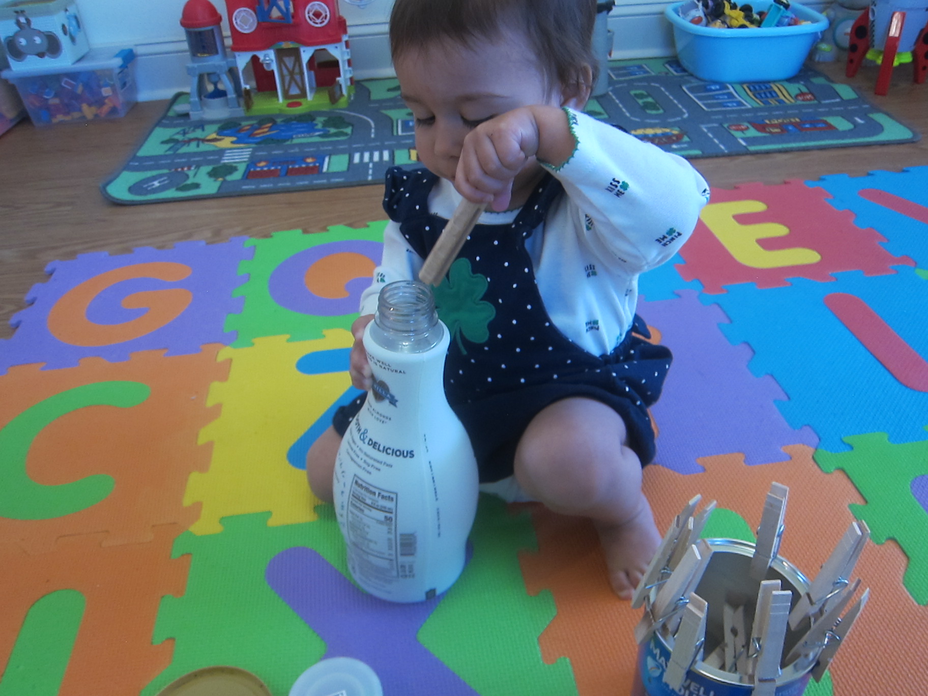 Clothespins and Containers – joyful parenting