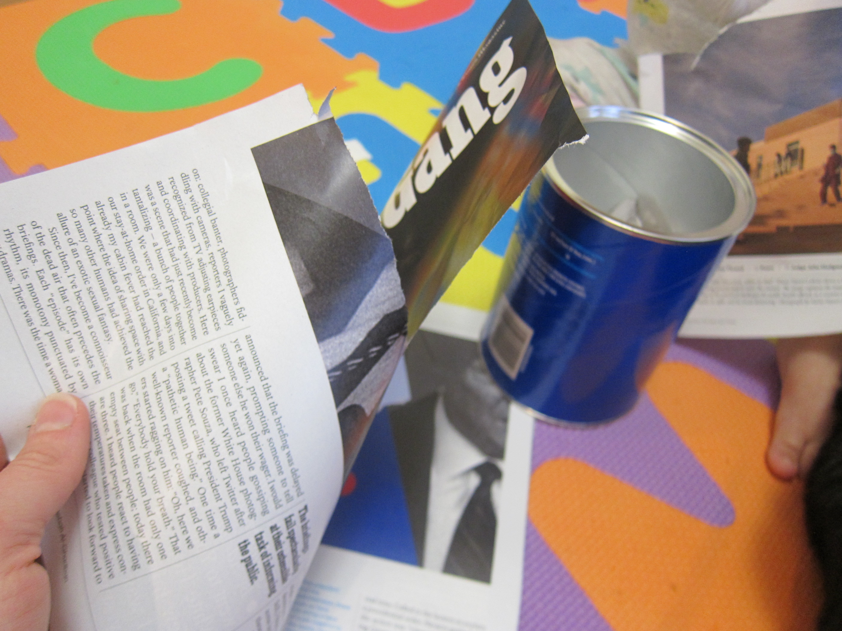 Magazine Ripping with Toddlers – joyful parenting
