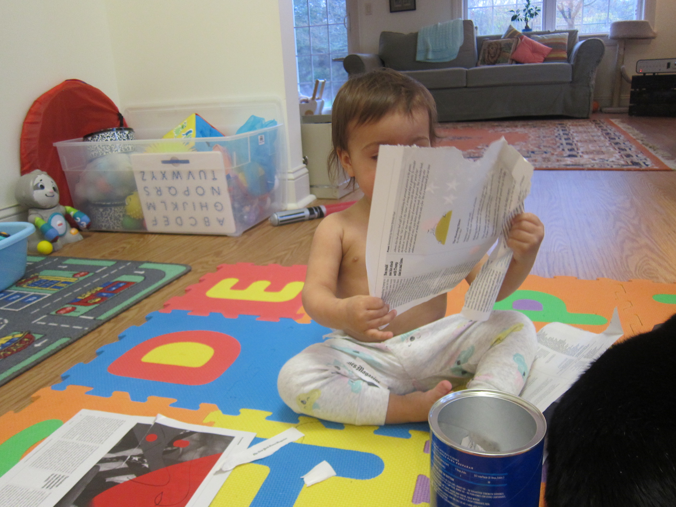 Magazine Ripping with Toddlers – joyful parenting