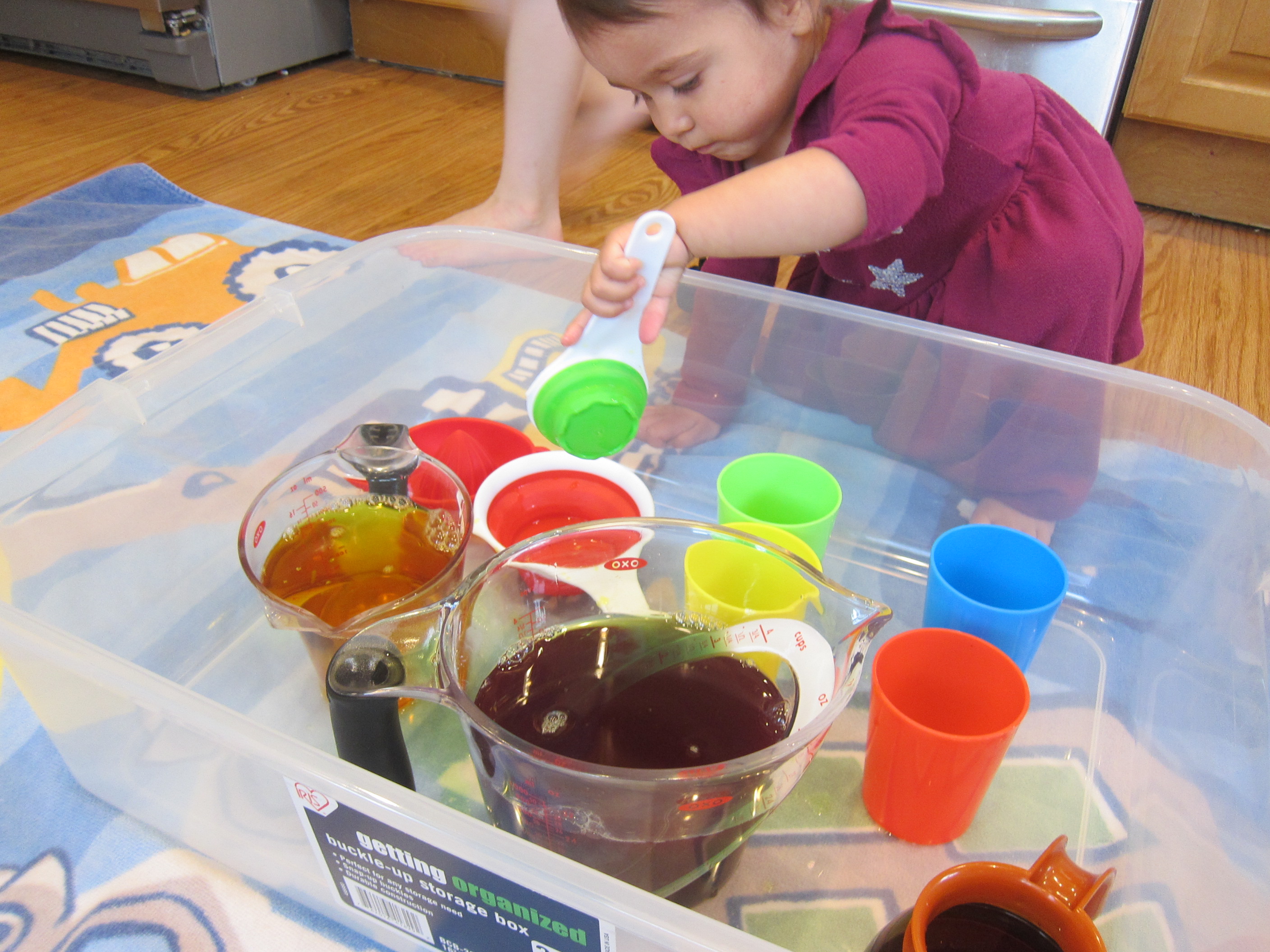 Pouring Station Activity – joyful parenting