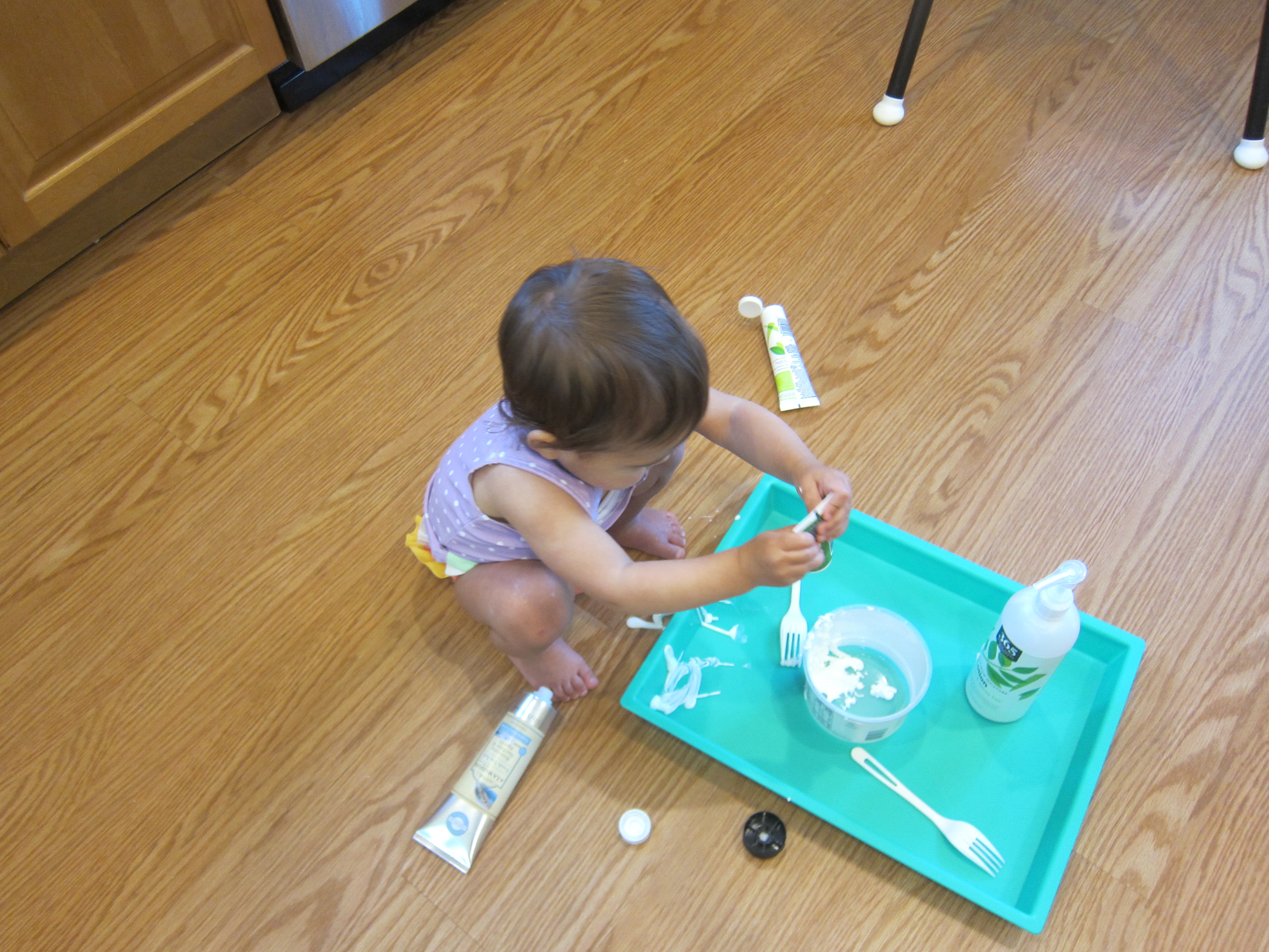 Lotion Smelling Sensory Activity – joyful parenting