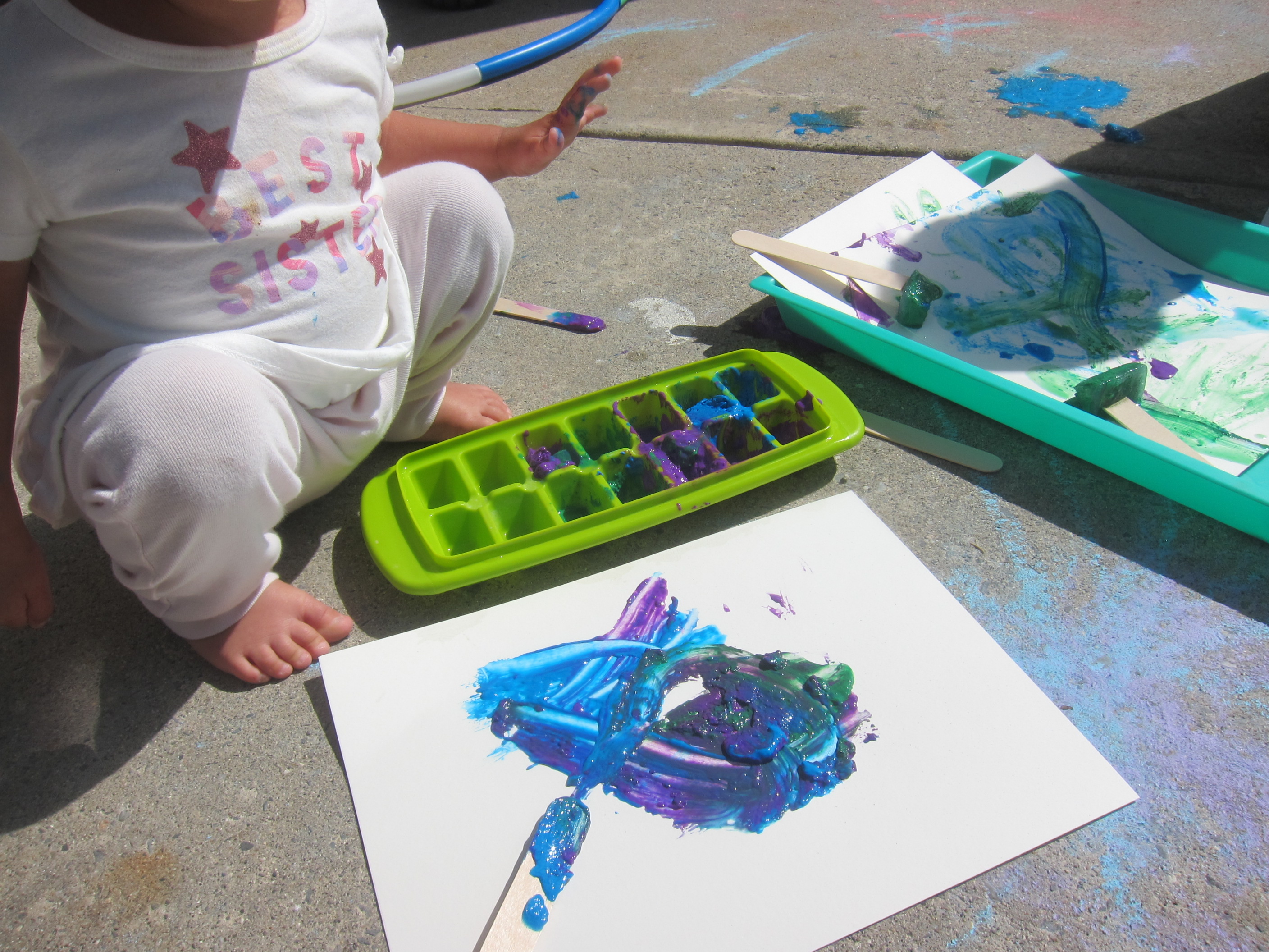 Frozen Painting, Two Ways – joyful parenting