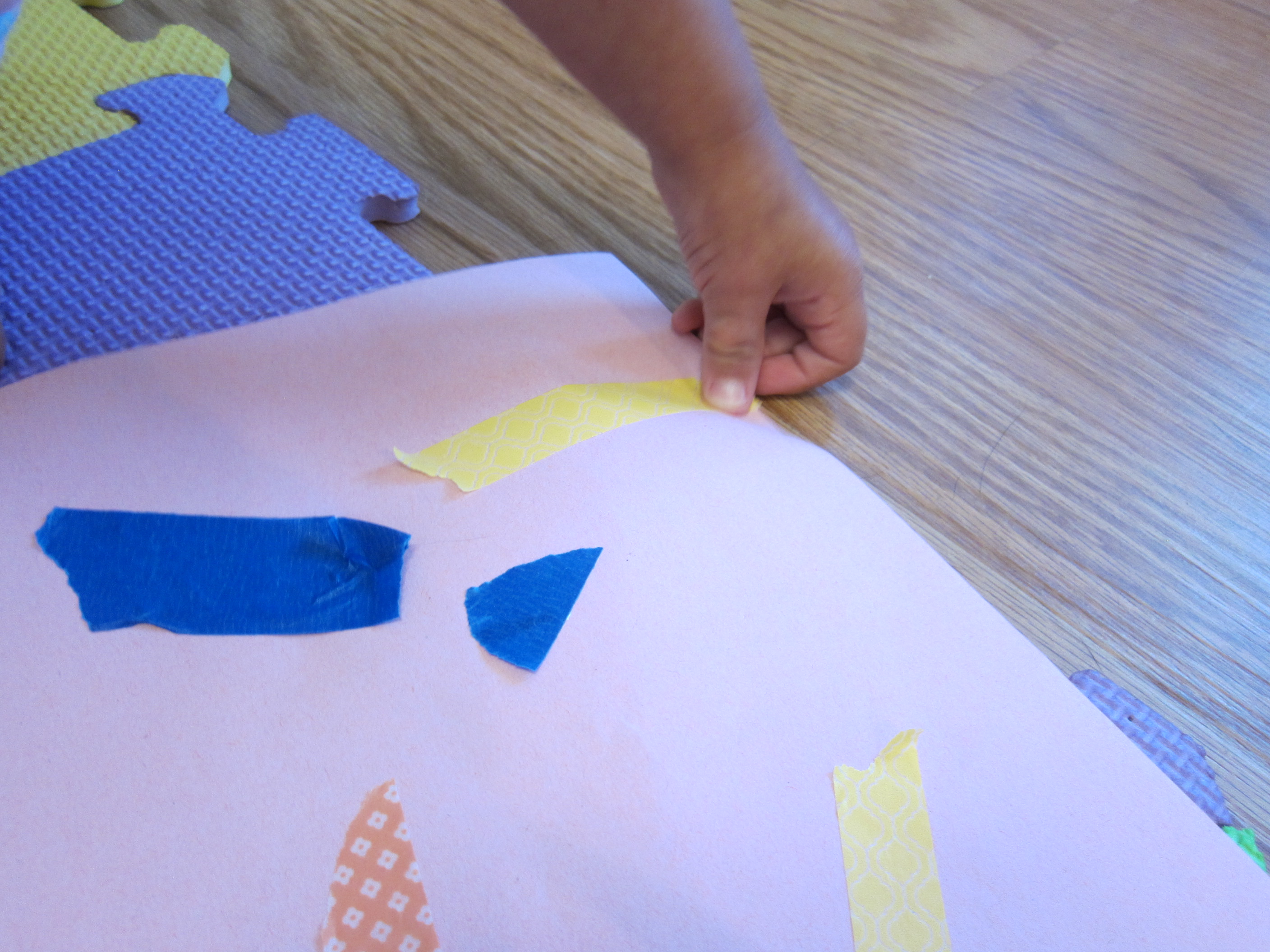 Tape Collage – joyful parenting