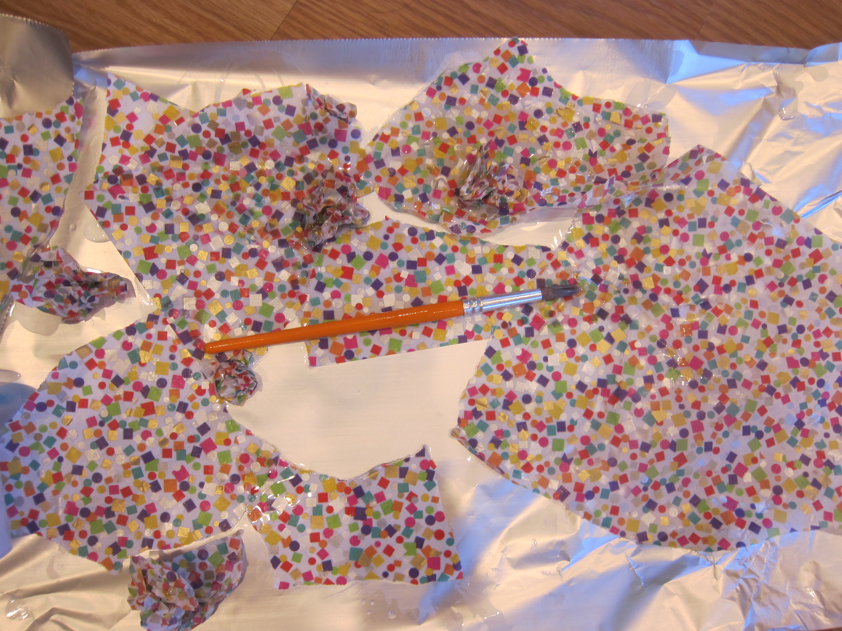 Tissue Paper Collage – joyful parenting