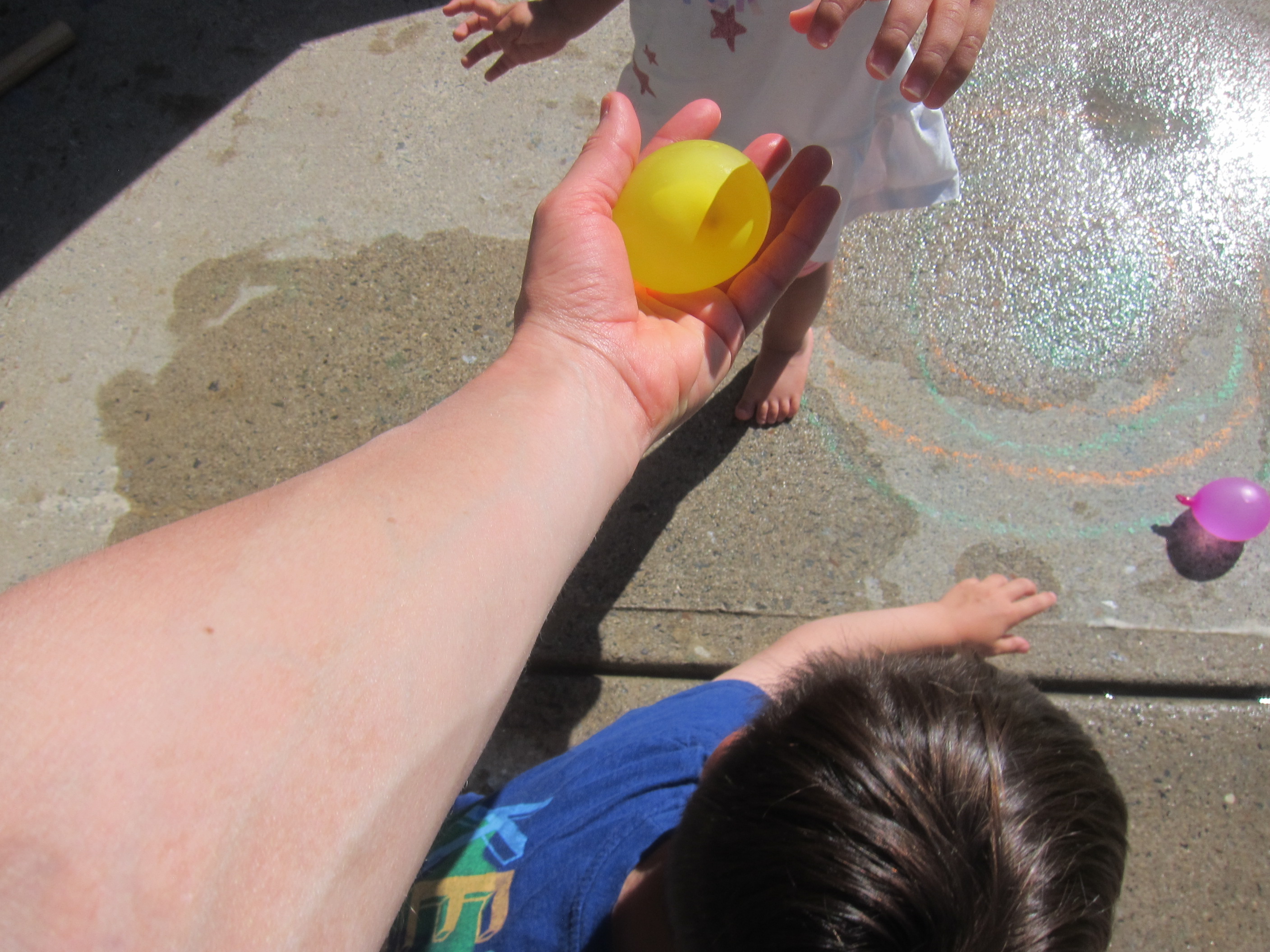 Water Balloon Catch and More – joyful parenting
