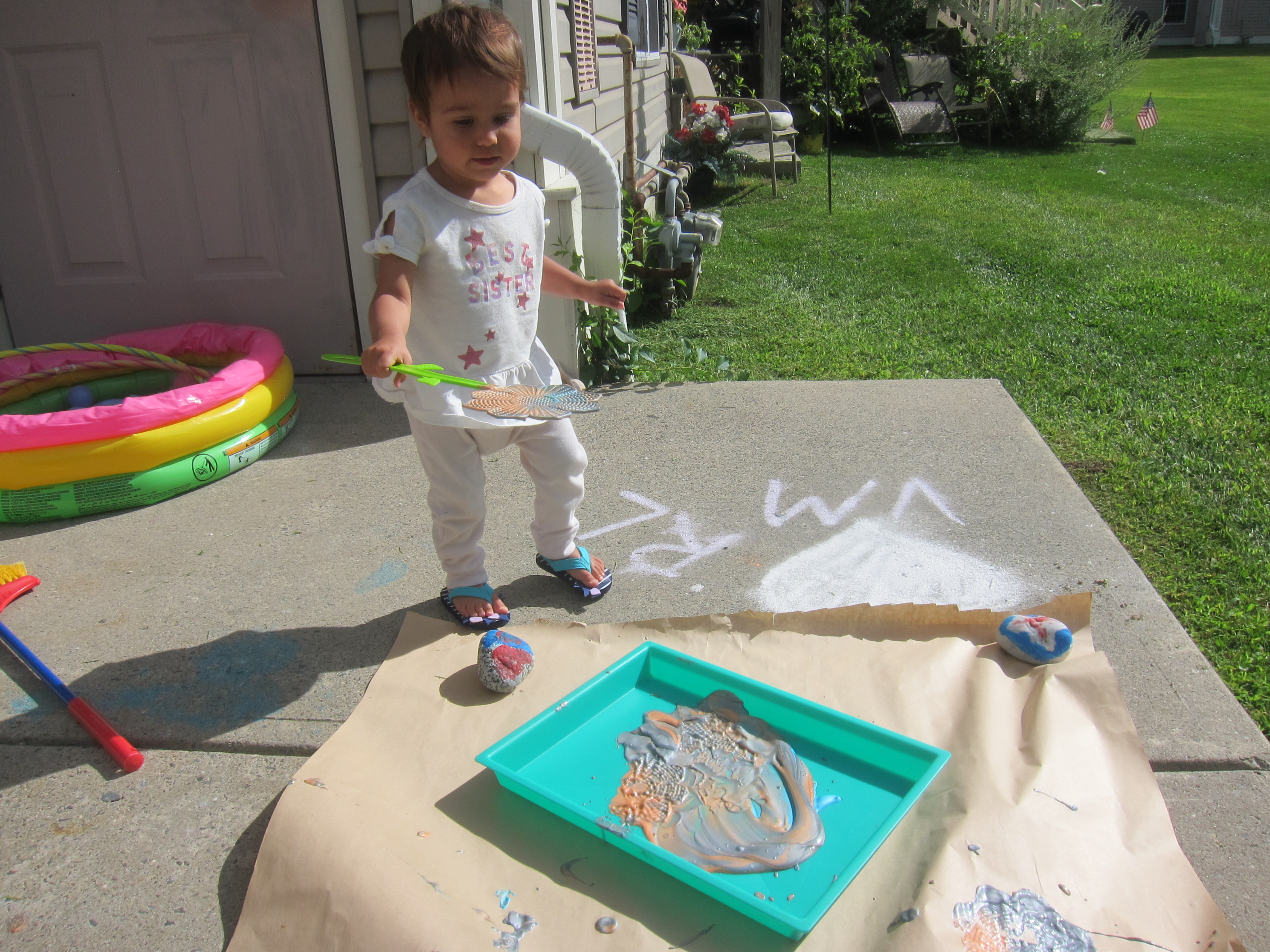 Fly Swatter Painting – joyful parenting