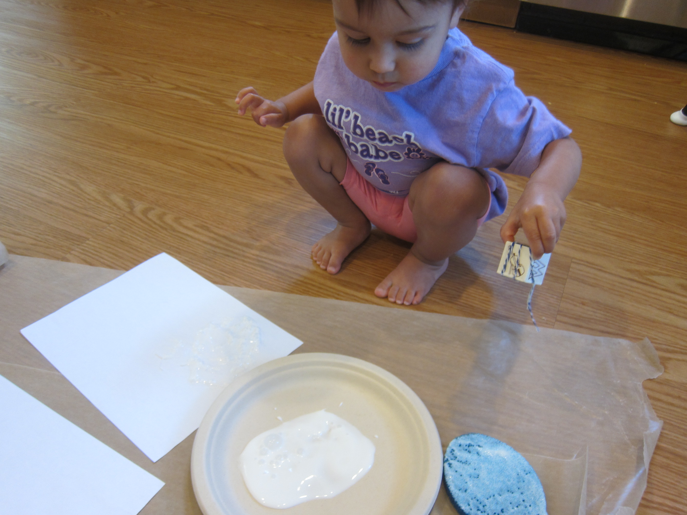 Glue Printing – joyful parenting