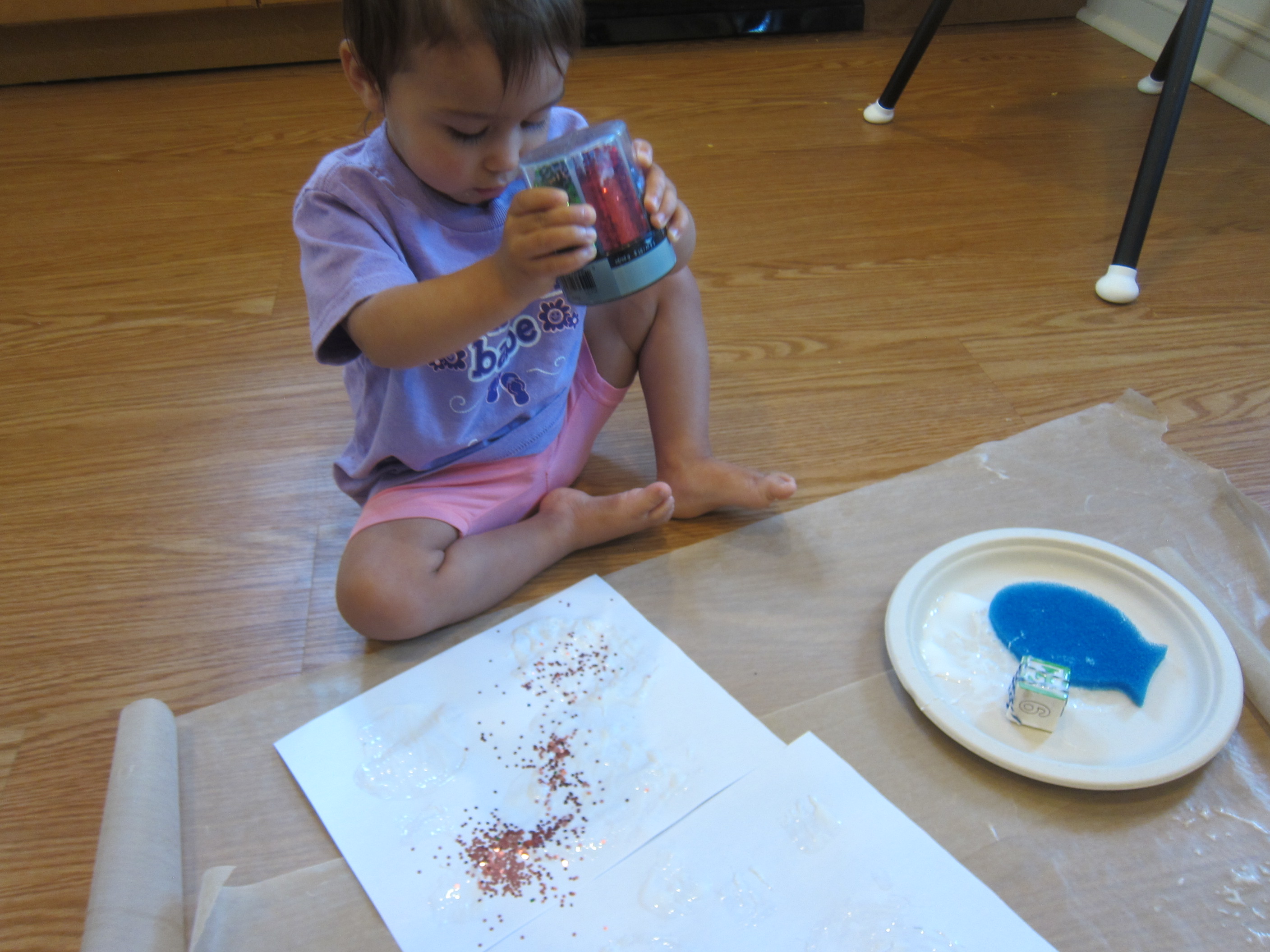 Glue Printing – joyful parenting