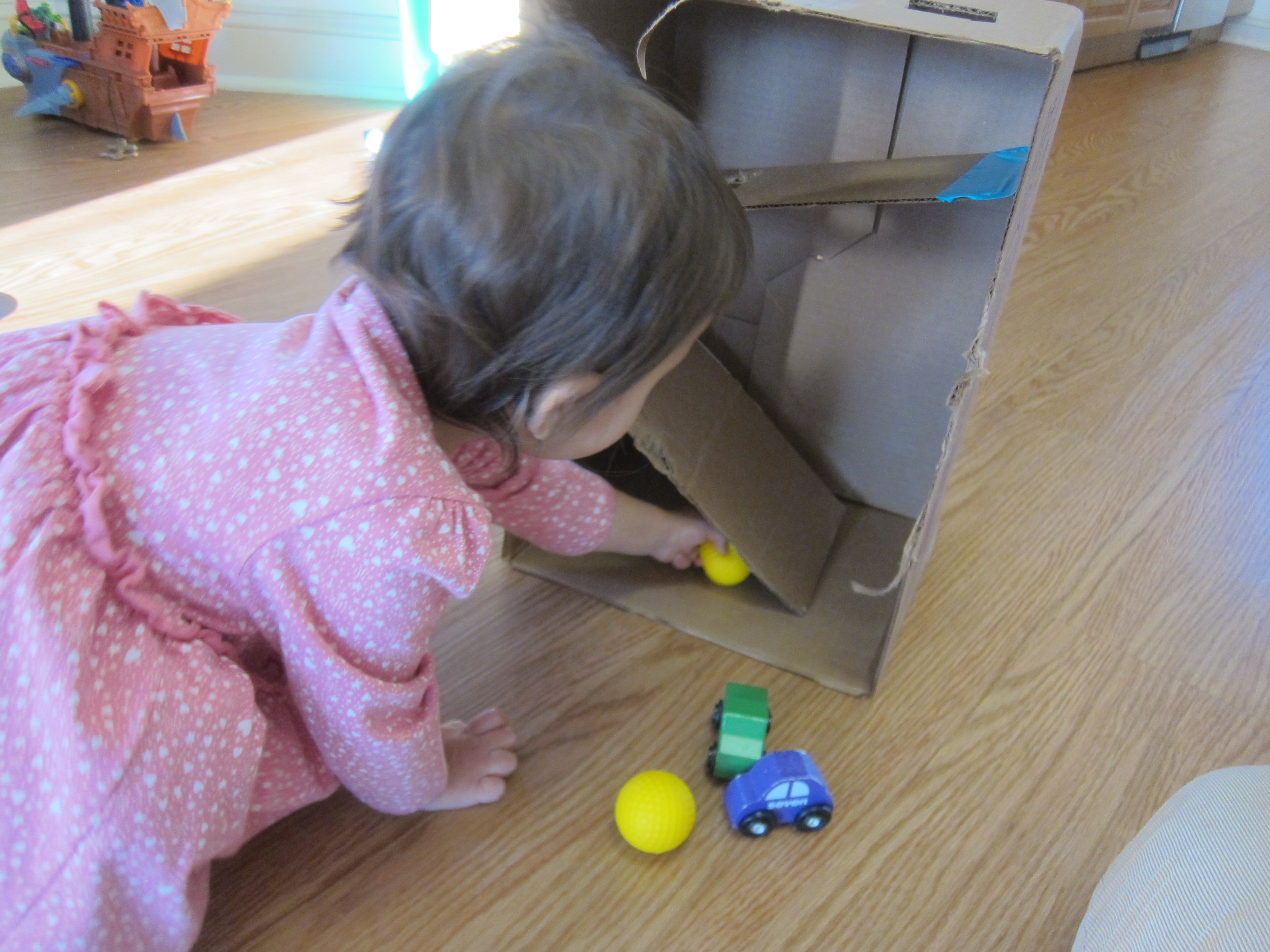 Cardboard Box Ramps – joyful parenting