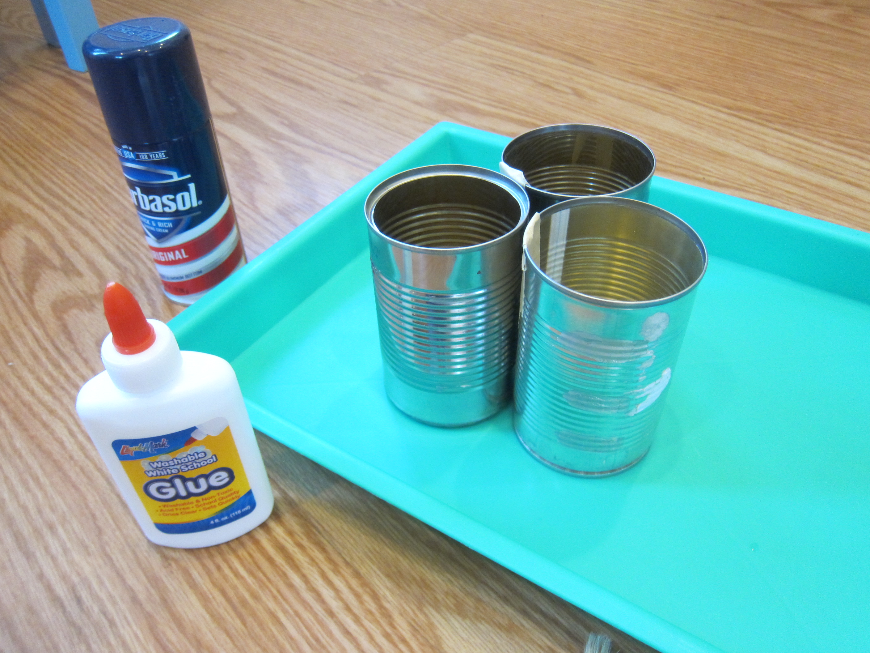 Snowman Craft from Tin Cans – joyful parenting