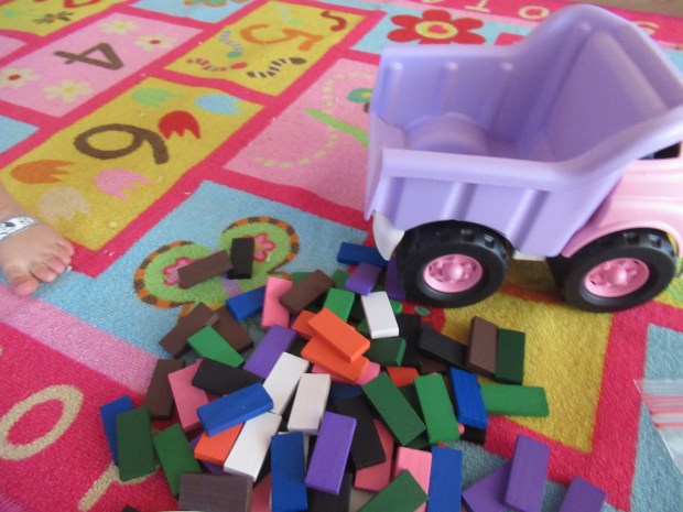 Dump Truck Domino Counting – joyful parenting