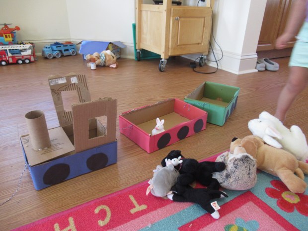 Shoebox Train Craft – joyful parenting